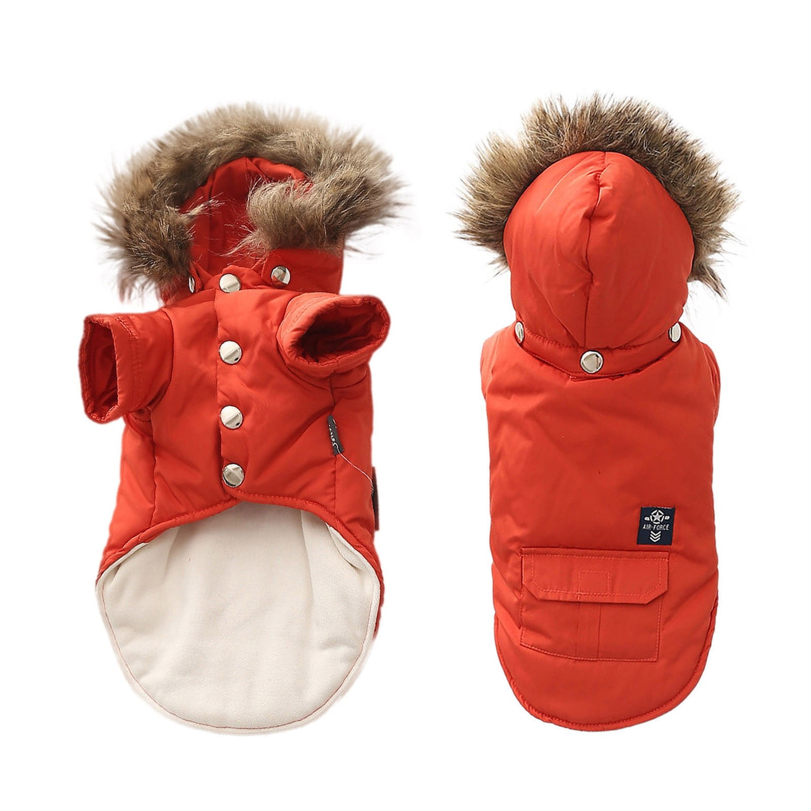 Jacenvly 2024 New Dog down Jacket Hoodie Coat Pet Clothes Warm Clothing ...