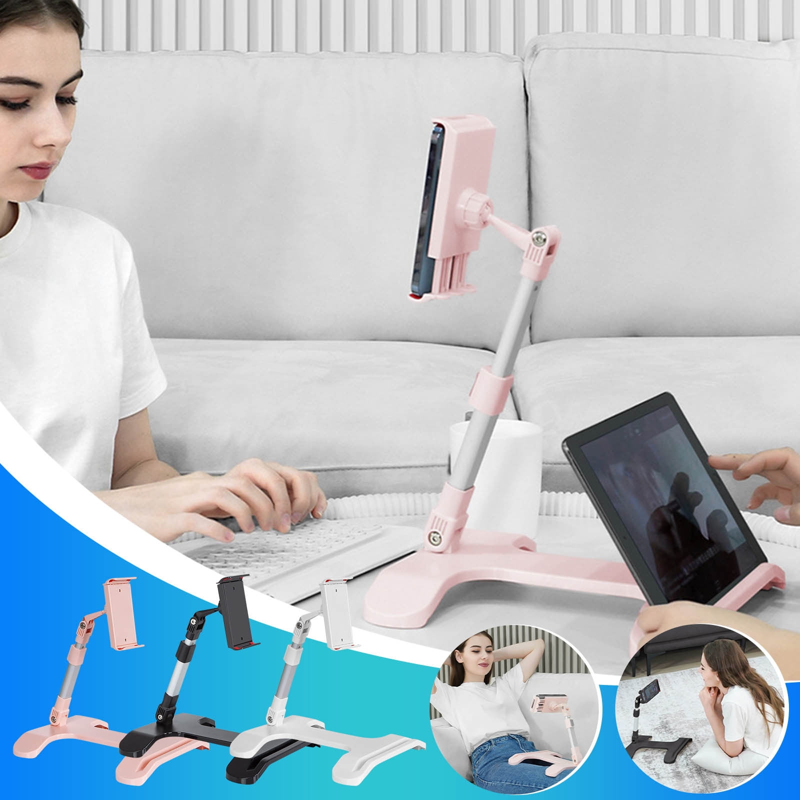 Jacenvly Clearance 2024 New Mobile Phone Stand Bed Desktop Laptop ...