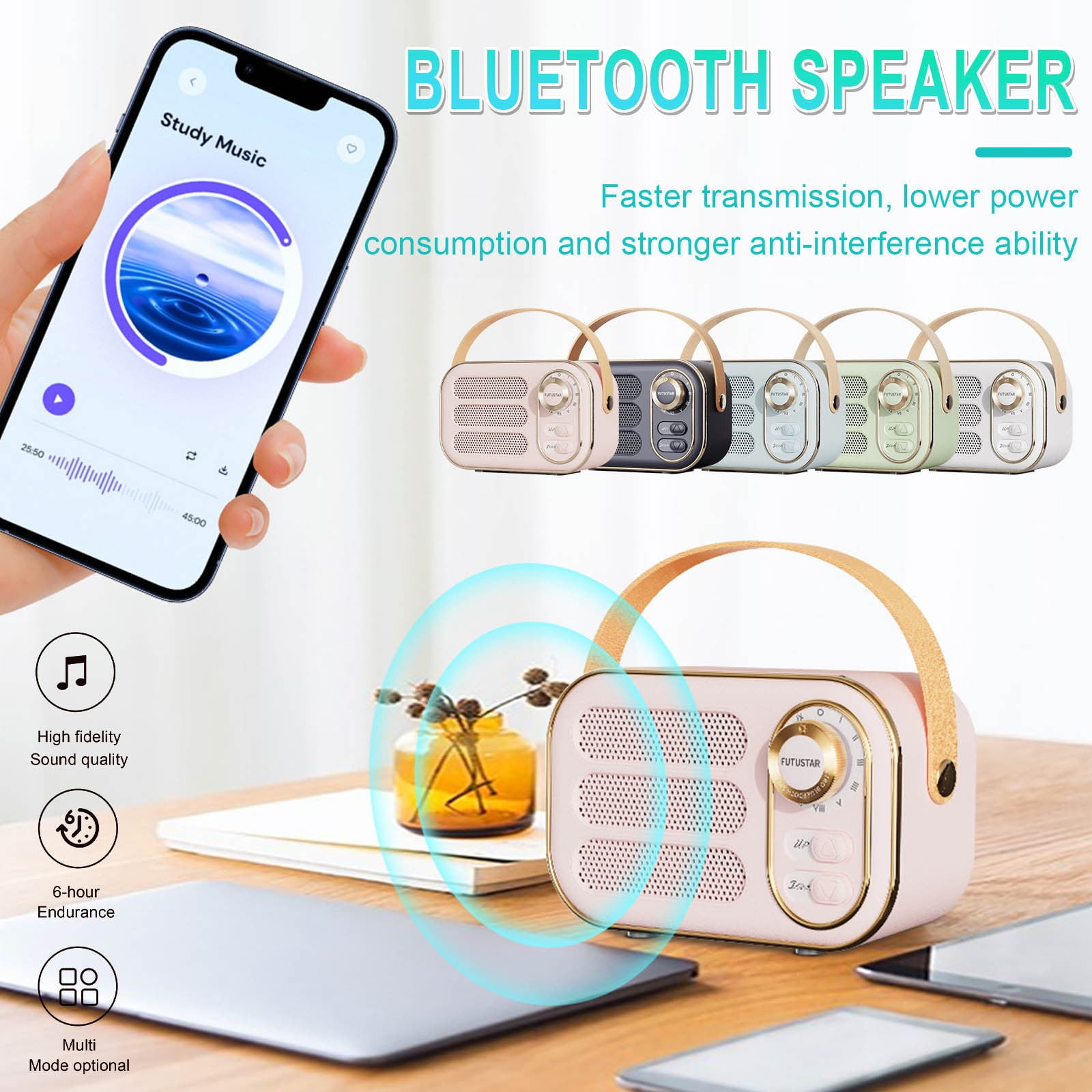 Jacenvly Clearance 2024 New Multifunctional Mini Portable Fm Radio ...