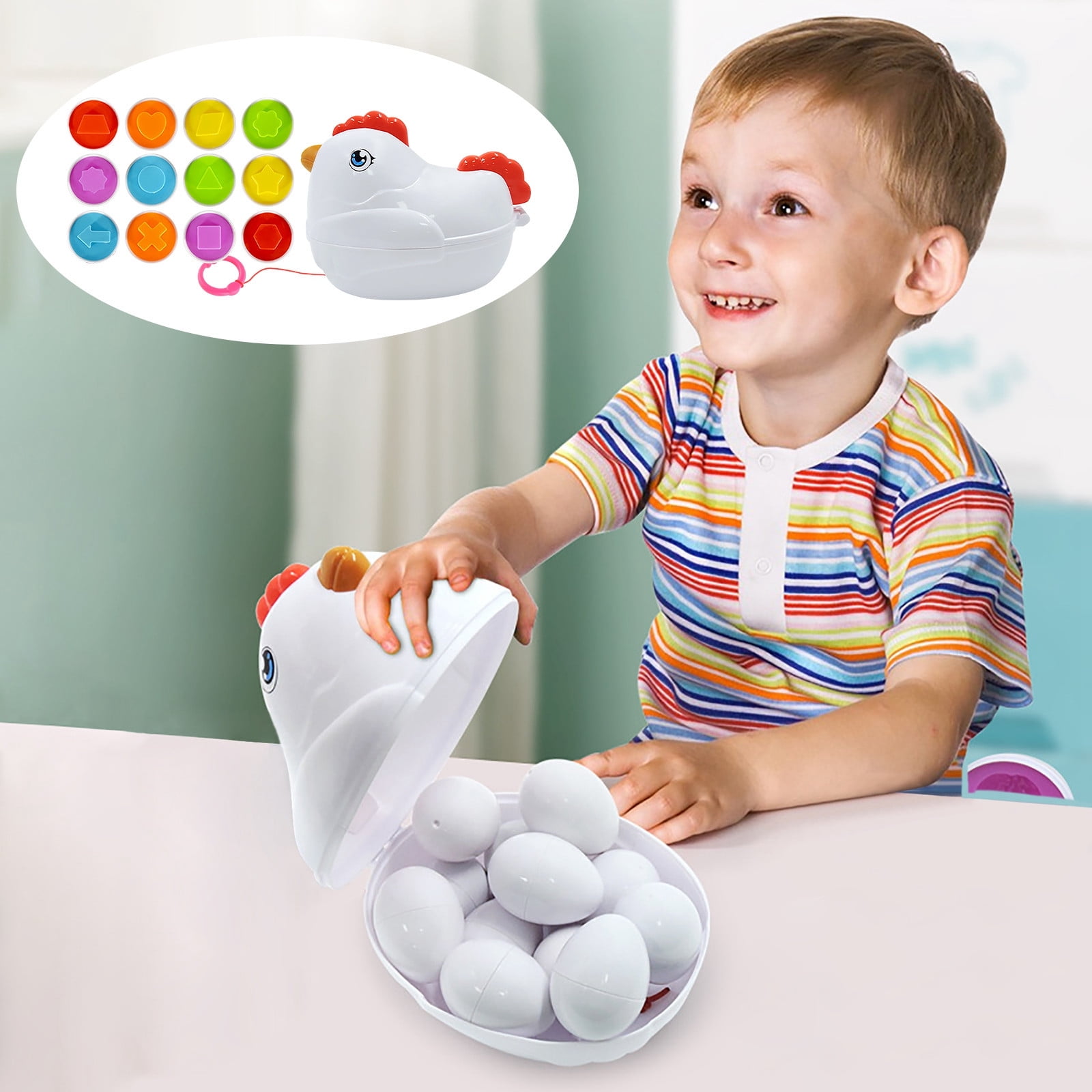 Baby's Best Start Toy K9Matching Eggs Toddler Toy With Push & Pull ...