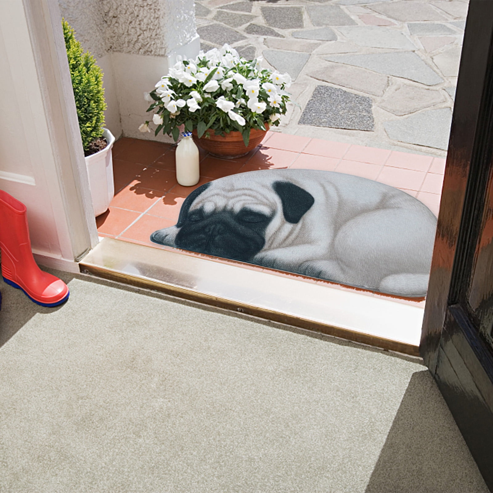 Jacenvly Door Mats/Outdoor Welcome Mats Clearance 3D Cute Pet Dog ...