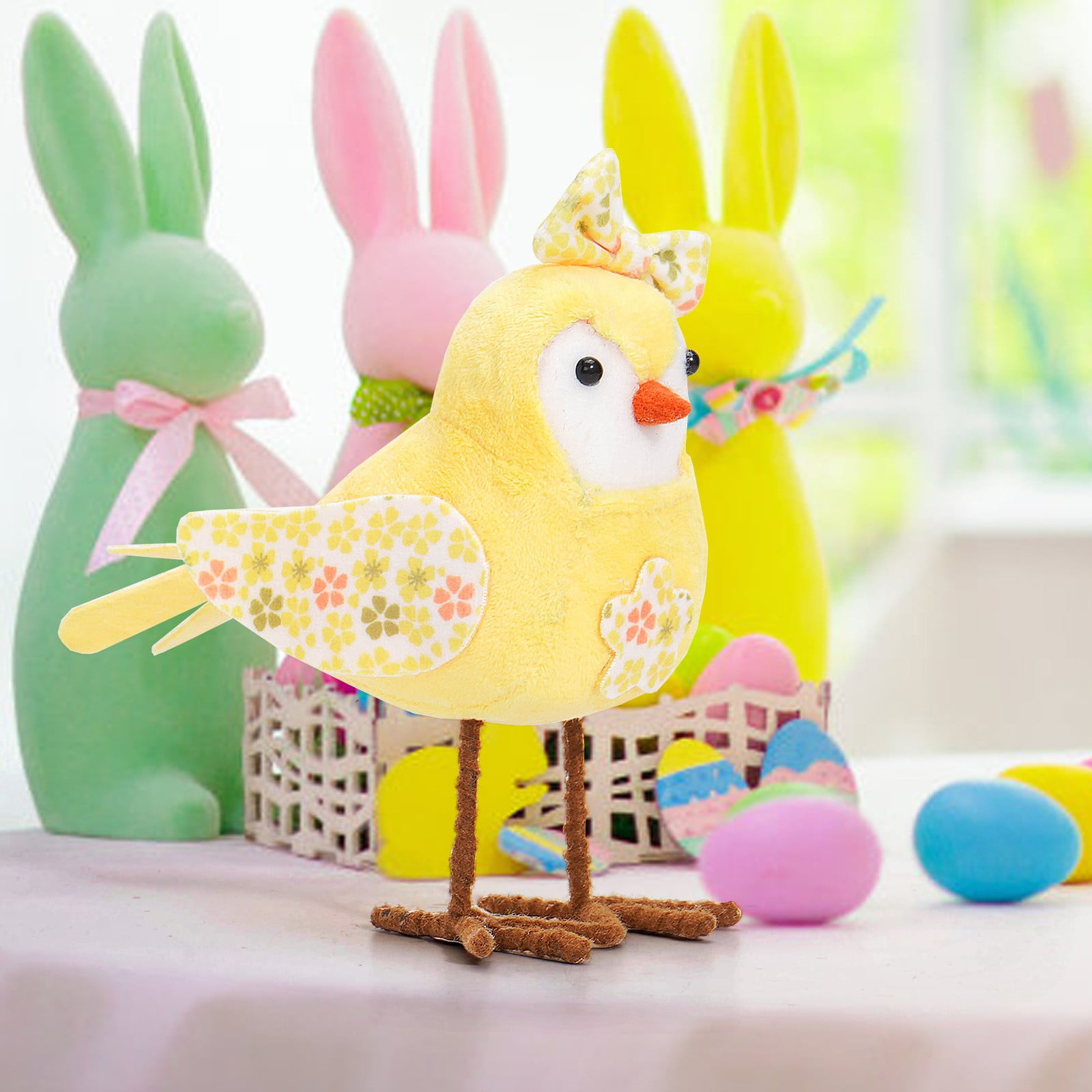 Jacenvly Easter Chick Decorations Spring Easter Chicken Decors ...