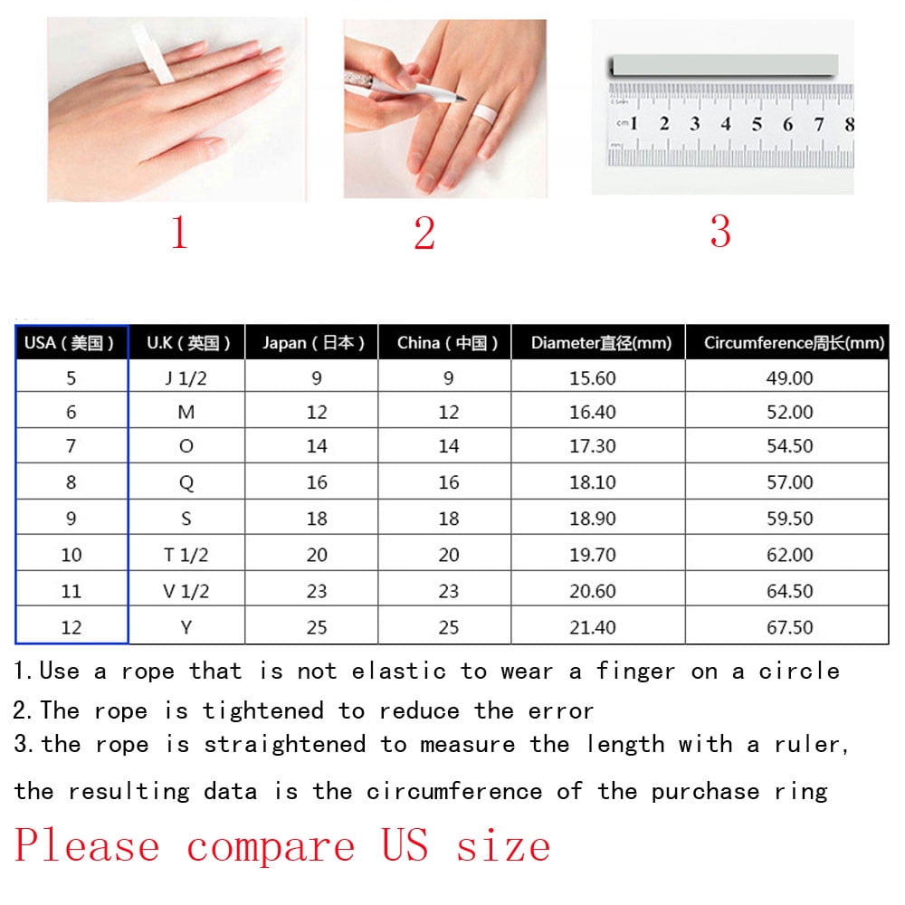 Jacenvly Engagement Rings For Women Polished Copper Band Biker Men ...