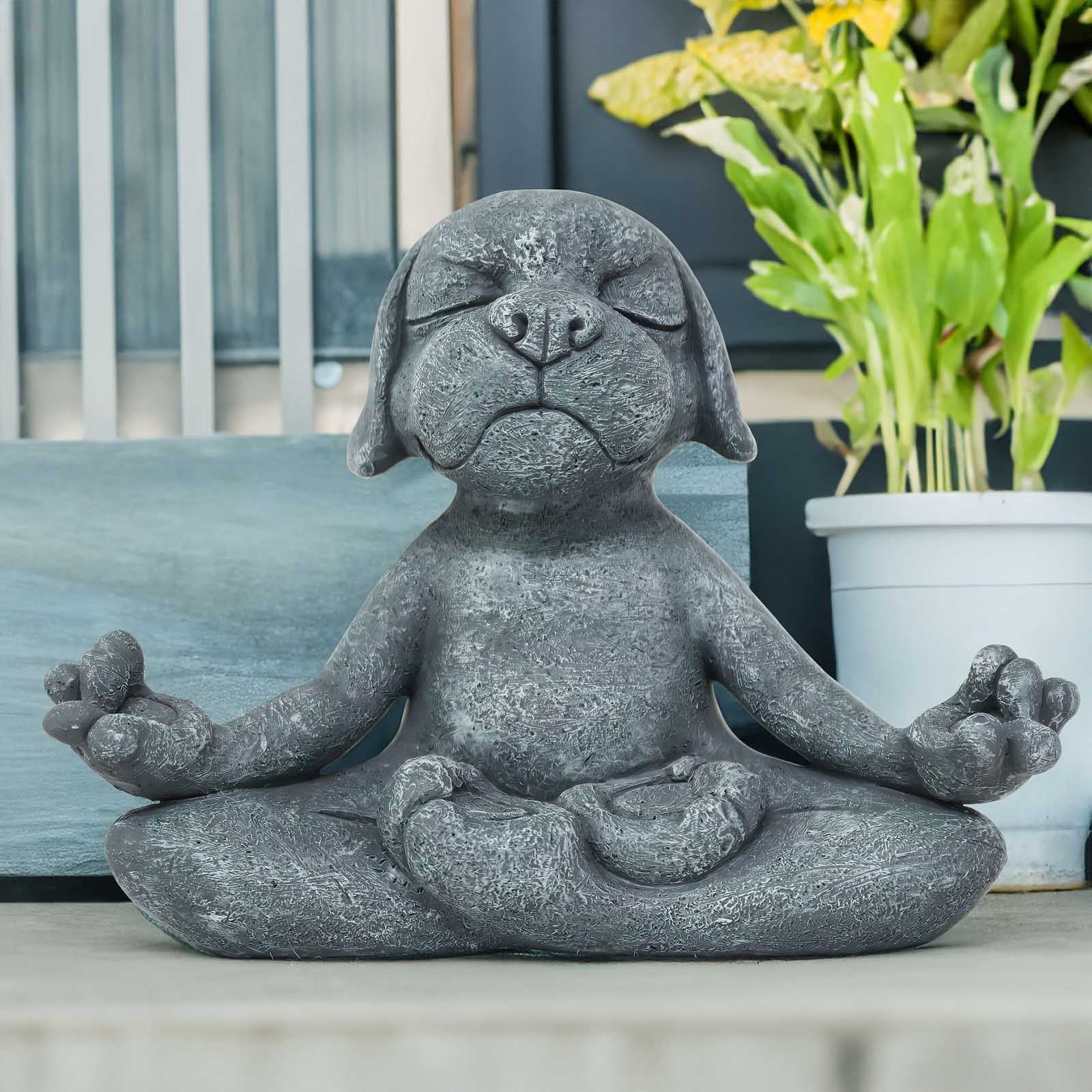 Jacenvly Fall Decorations for Home Meditating Yoga Statue Gifts for Women Mom Zen Garden Frogs ...