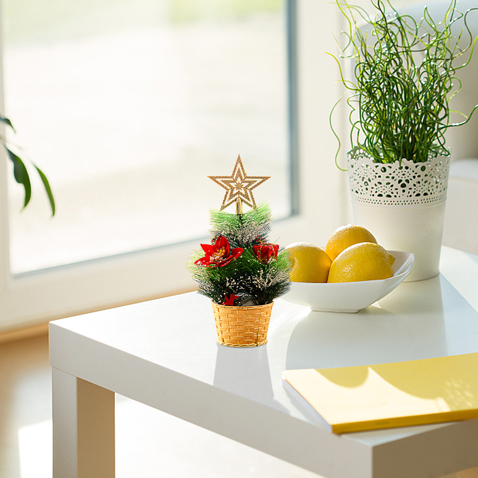 Jacenvly Grinch Christmas Decorations Clearance Artificial Mini ...