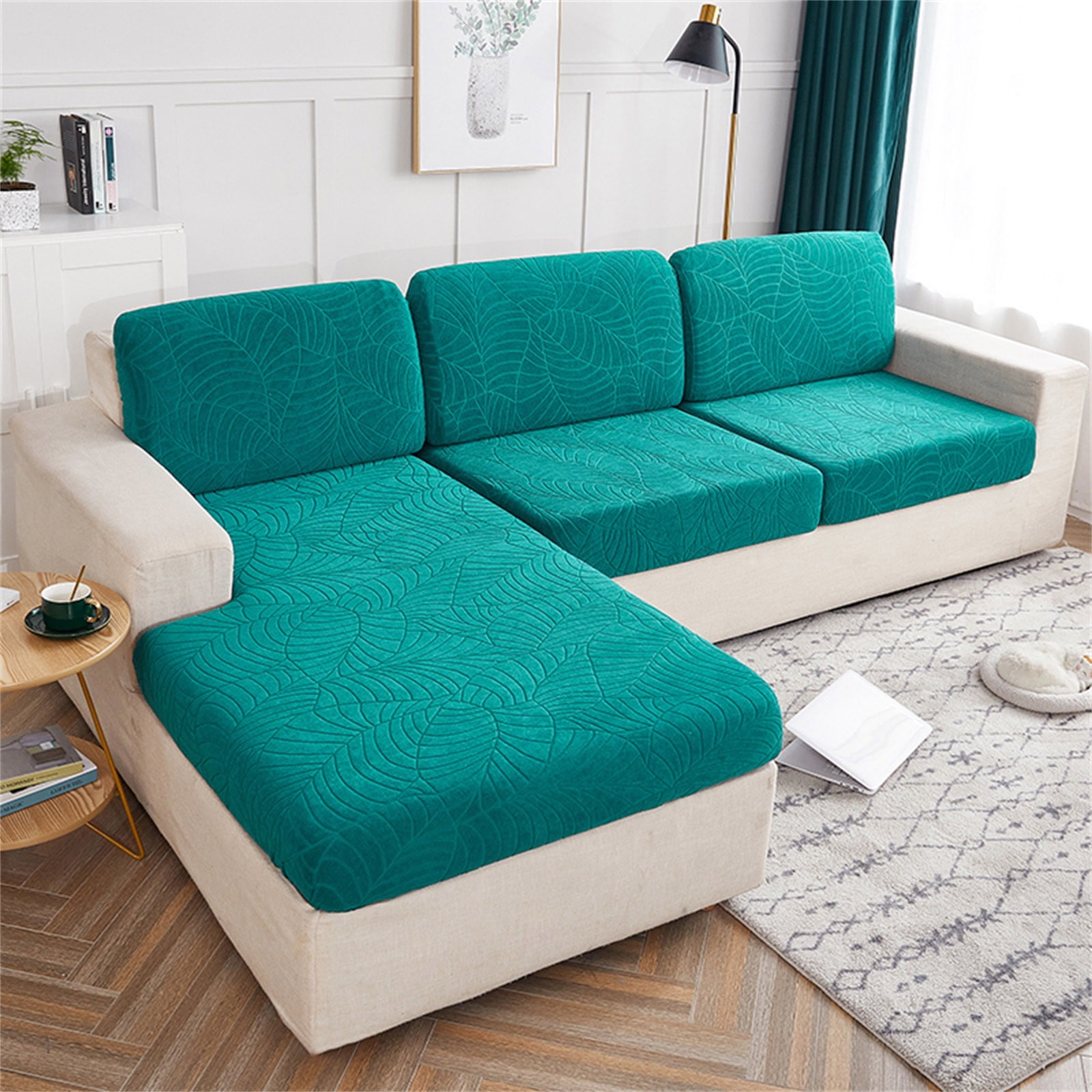 Jacenvly Grinch Christmas Decorations Cushion Sofa Seat Cover Tightly ...