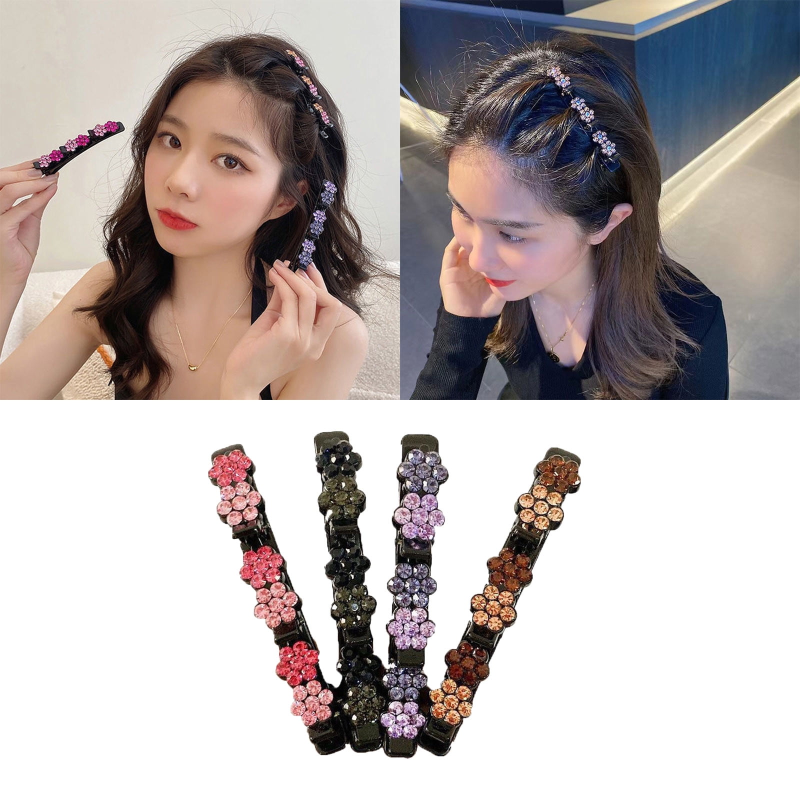 Jacenvly Hair Clips For Styling Hair Clip Weaving And Arranging Artifact Hair Clip Side Clip ...
