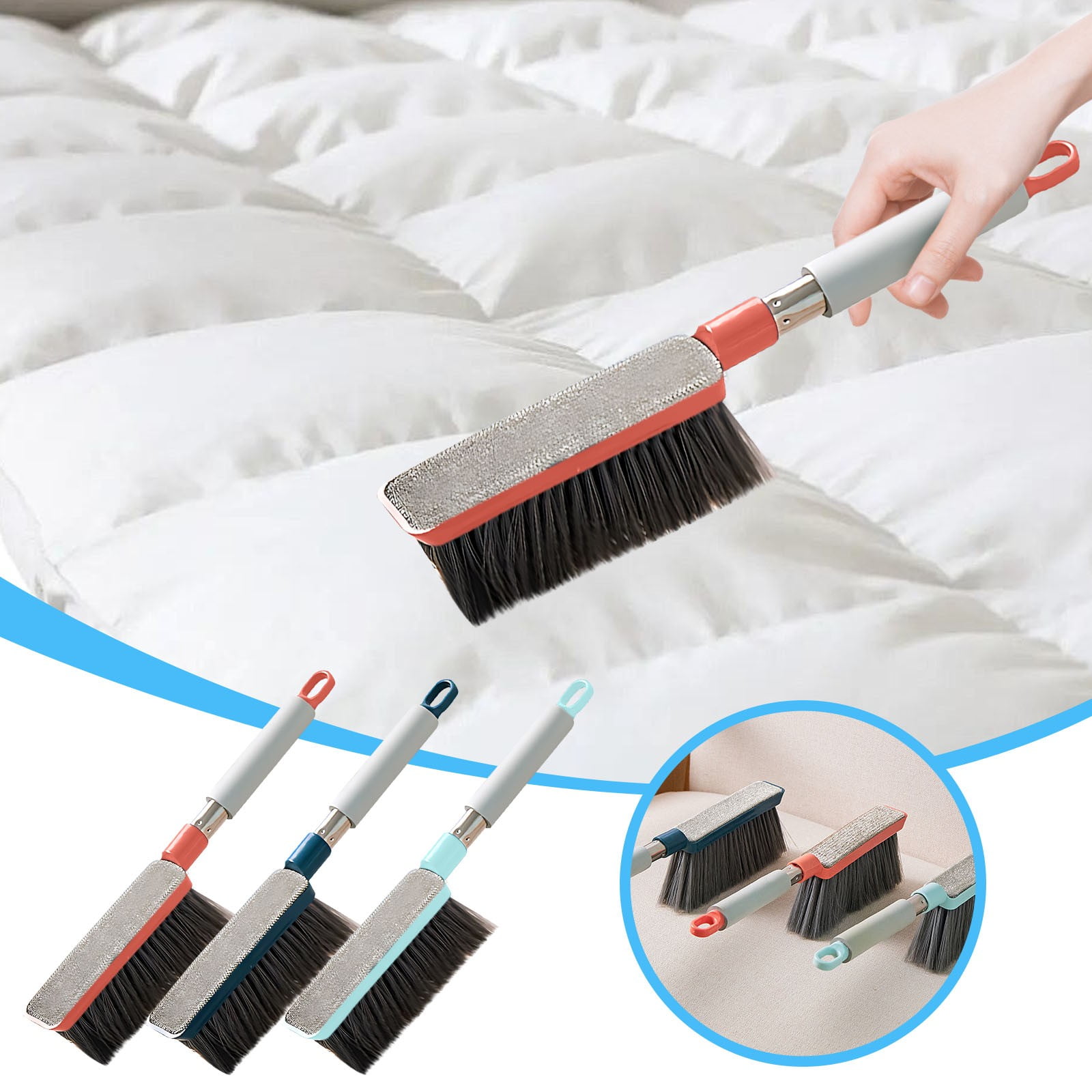 Jacenvly Home Decor Household Bed Sweeping Brush Sofa Carpet Cleaning ...