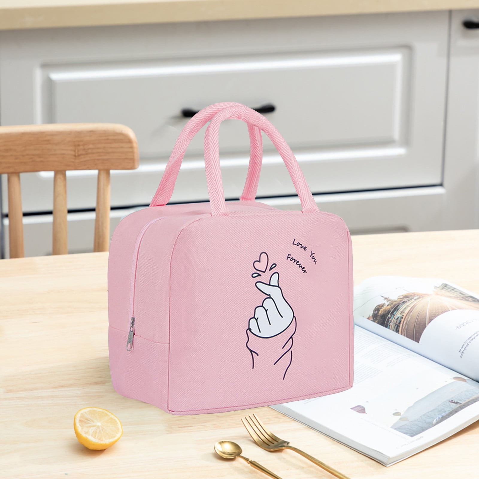Jacenvly Home Decor Lunch Bag for Women Men Insulated Lunch Box Cooler ...