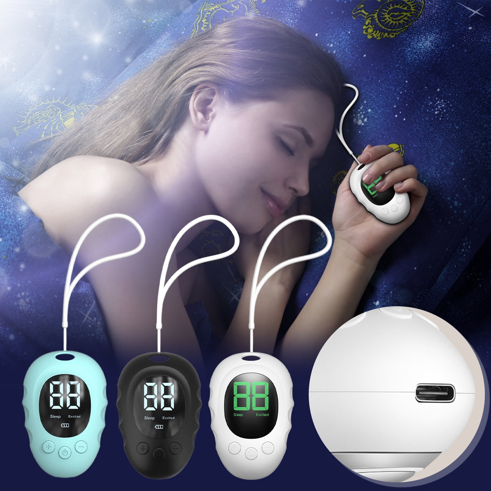 Jacenvly Kitchen Decor Wall Top Sleep Anxiety Devices Handheld Sleep ...