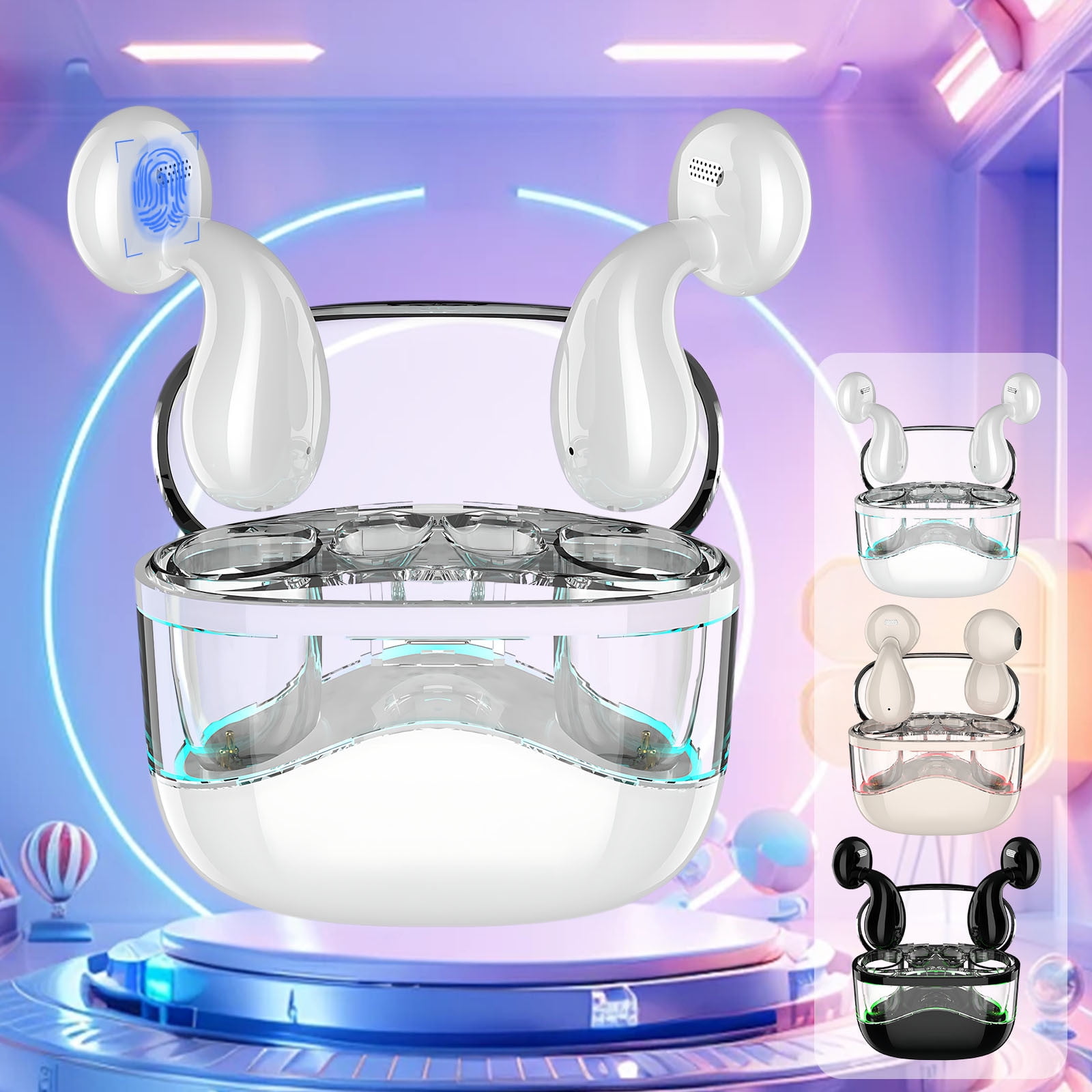 Jacenvly Living Room Decor New Wireless Bluetooth Headset Sports ...