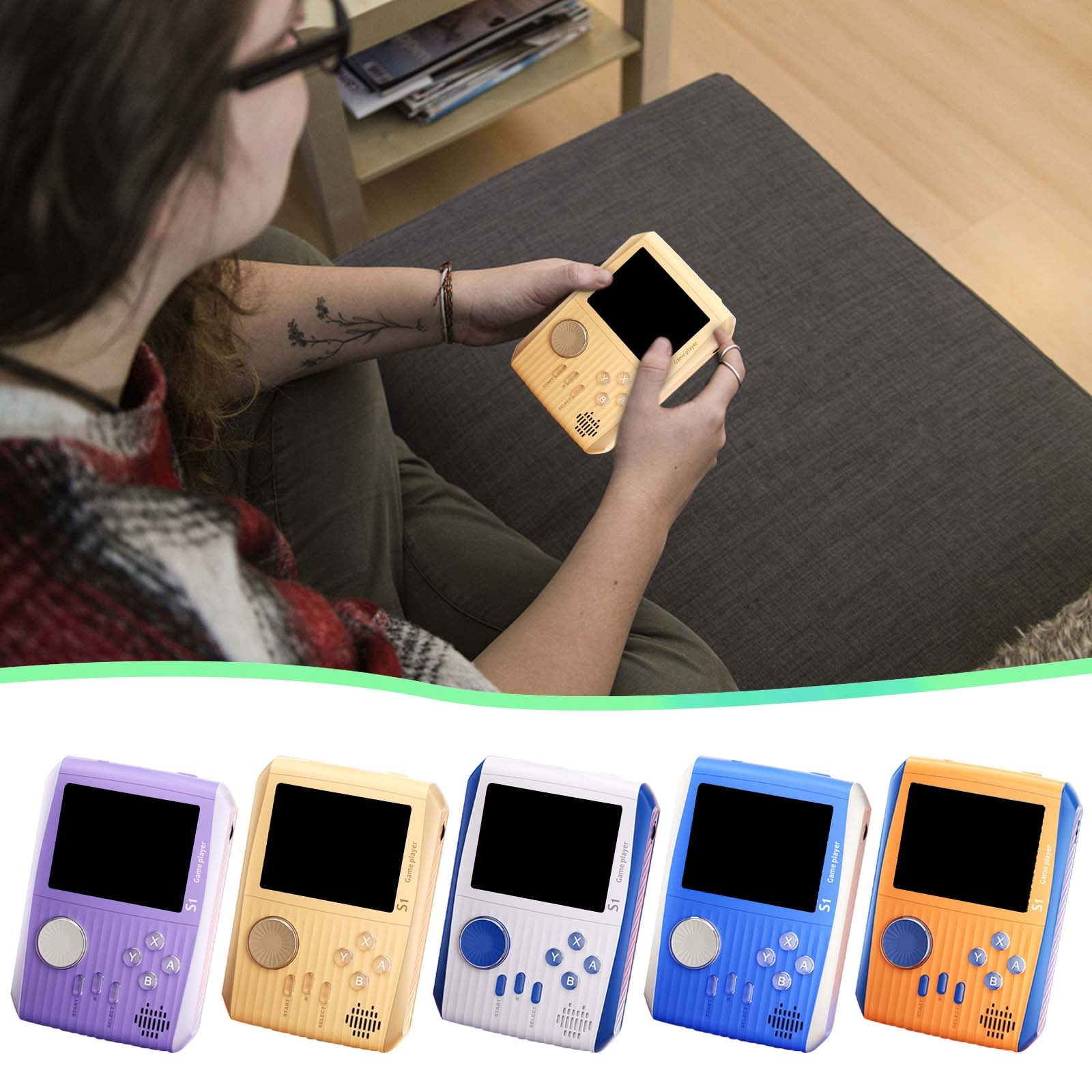 Jacenvly Mardi Gras Decorations Handheld Game Console New 3.0 Inch High ...