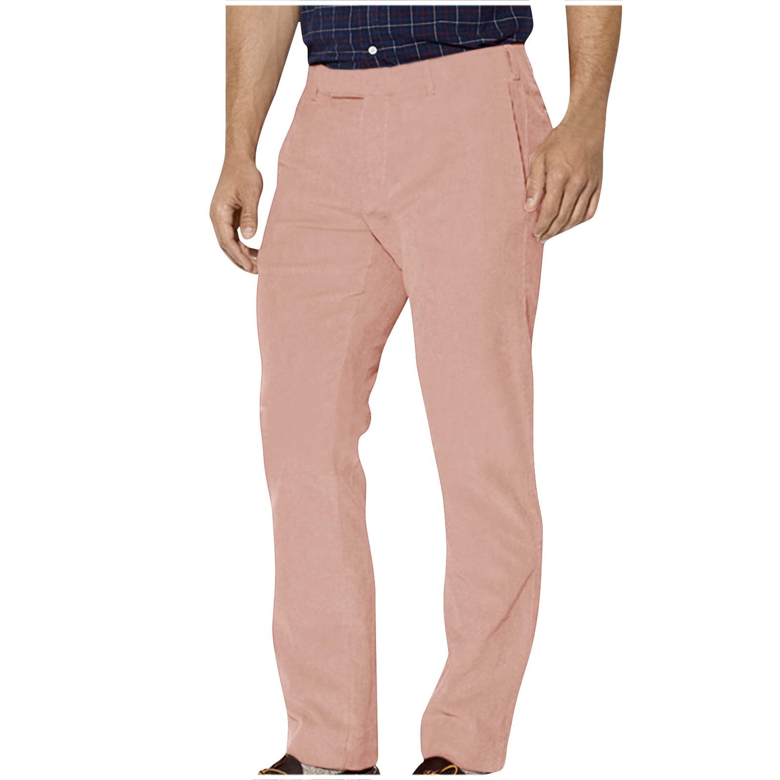 Jacenvly Mens Cargo Pants Clearance Solid High Waisted Long Pants for ...