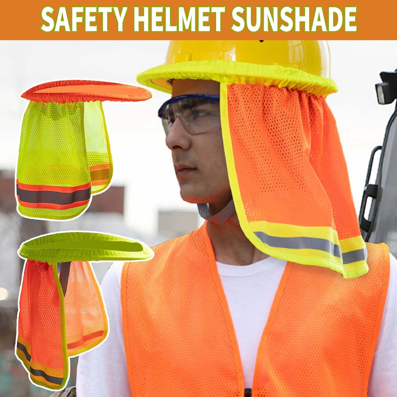 Jacenvly Mother's Day Summer Helmet Sun Protection Cloth Helmet Sun ...