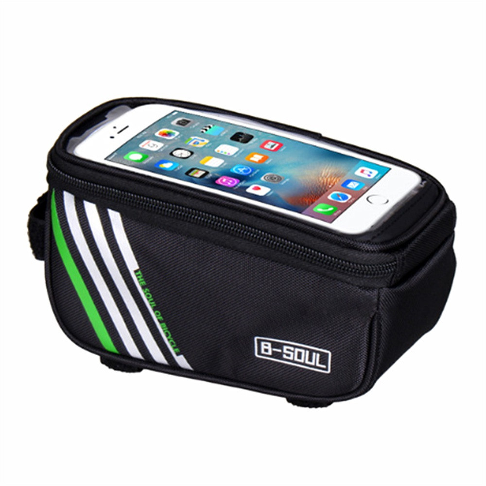 Jacenvly Mother's Day Screen Bicycle Bags Cycling Bike Front Frame Bag ...