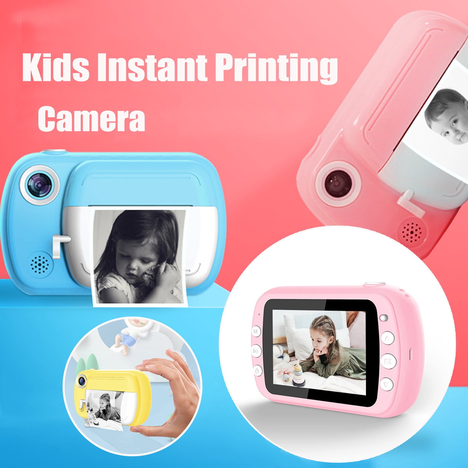 Jacenvly New Bath Toys Mini Camera Kids Toy for Children Baby Photo ...