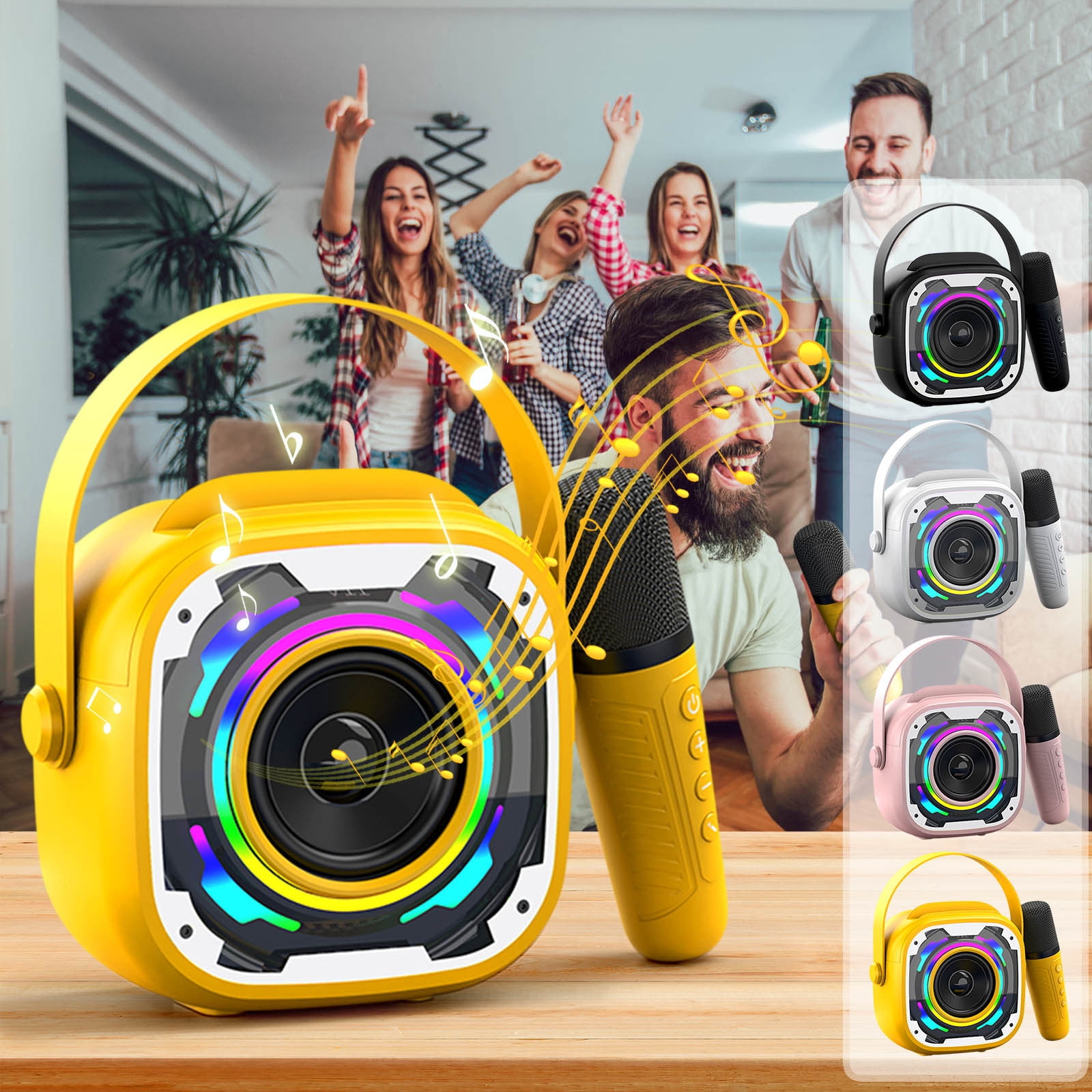 Jacenvly New Christmas Decorations Indoor Wireless Bluetooth Microphone ...