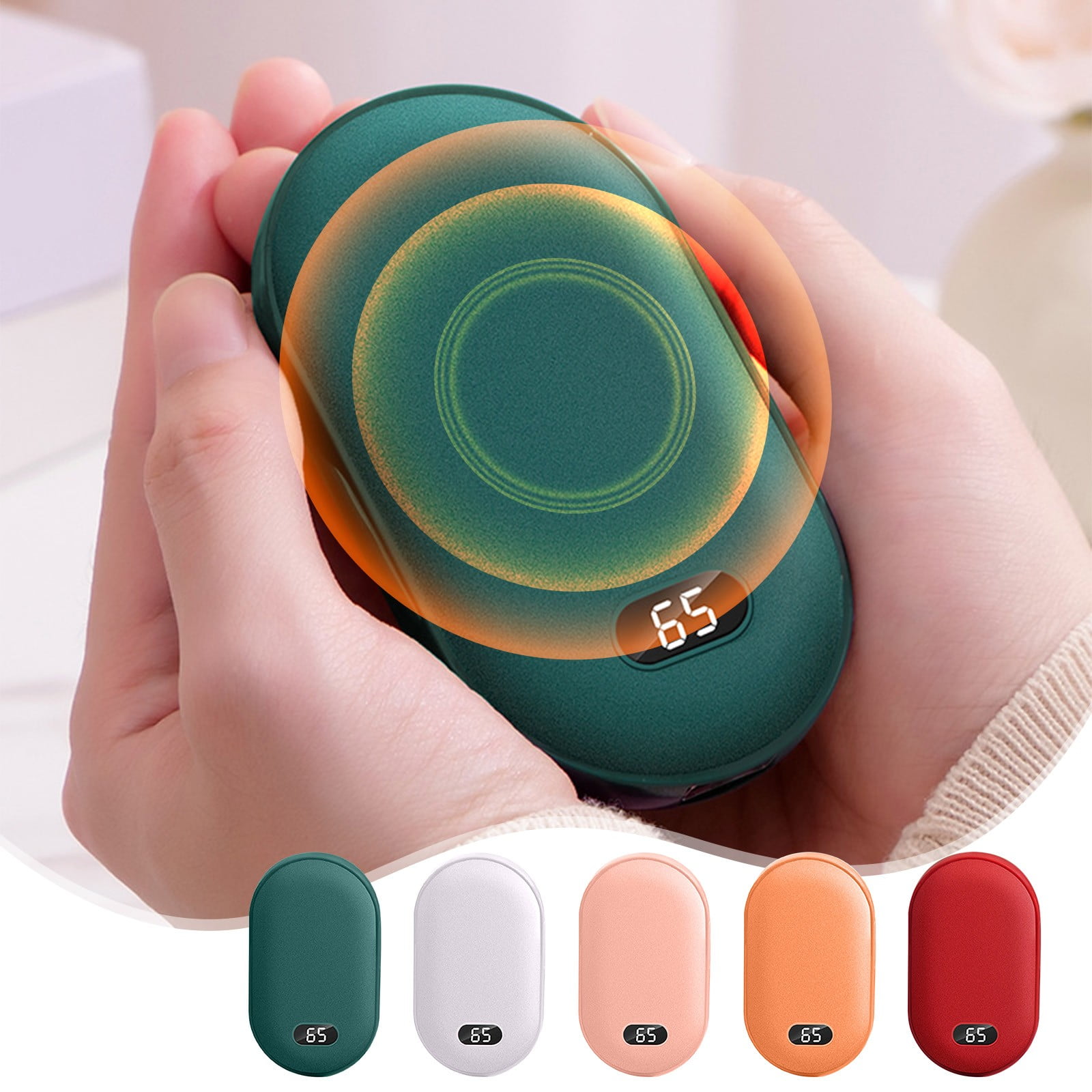 Jacenvly New Electric Heaters Hand Warmer Power Bank 2 in 1 3000Mah ...