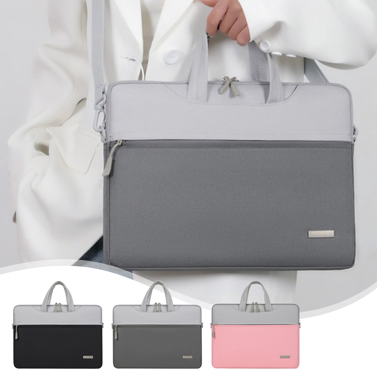 Jacenvly New Fall Decorations For Home 15.6-Inch Portable Laptop Bag ...