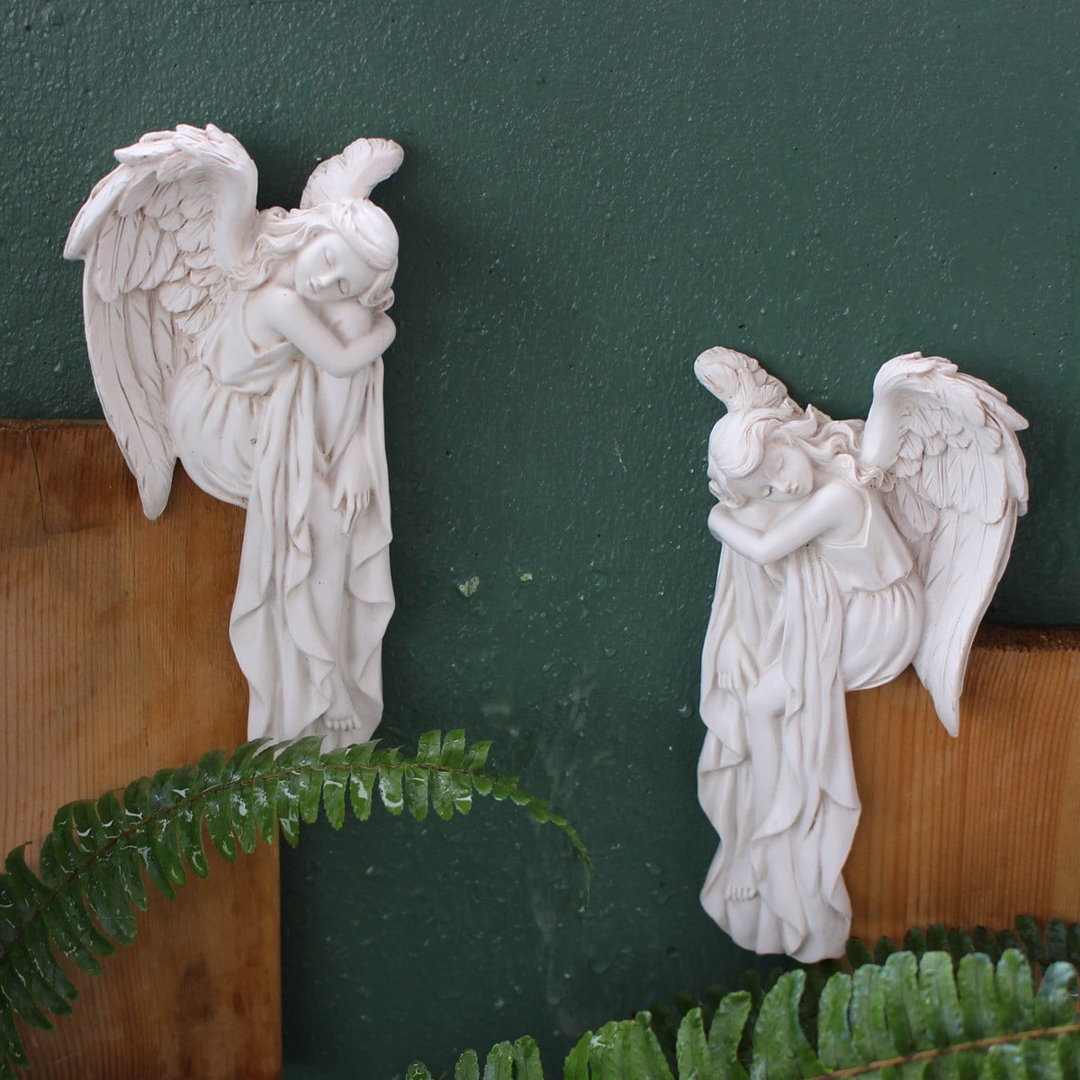 Jacenvly New Fall Decorations For Home Door Frame Angel Decor Statues ...