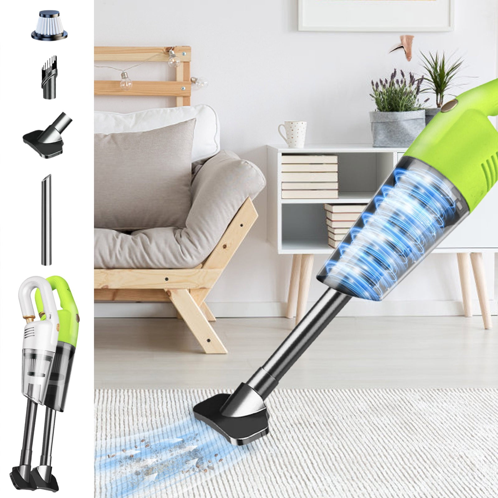 Jacenvly New Fathers Day Gifts Compact Handheld Wireless Vacuum High ...