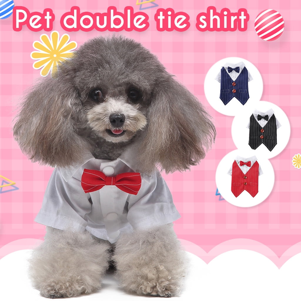 Jacenvly New Fathers Day Gifts Pet Clothes Dog Suit New Product Dog ...