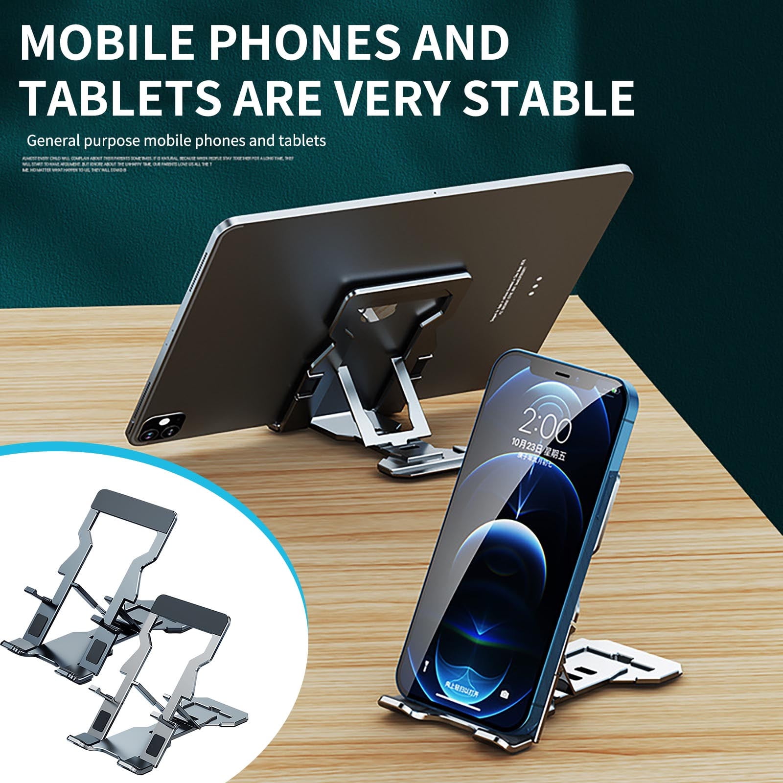 Jacenvly New Fathers Day Gifts Ultra-Thin Mobile Phone Folding Bracket ...