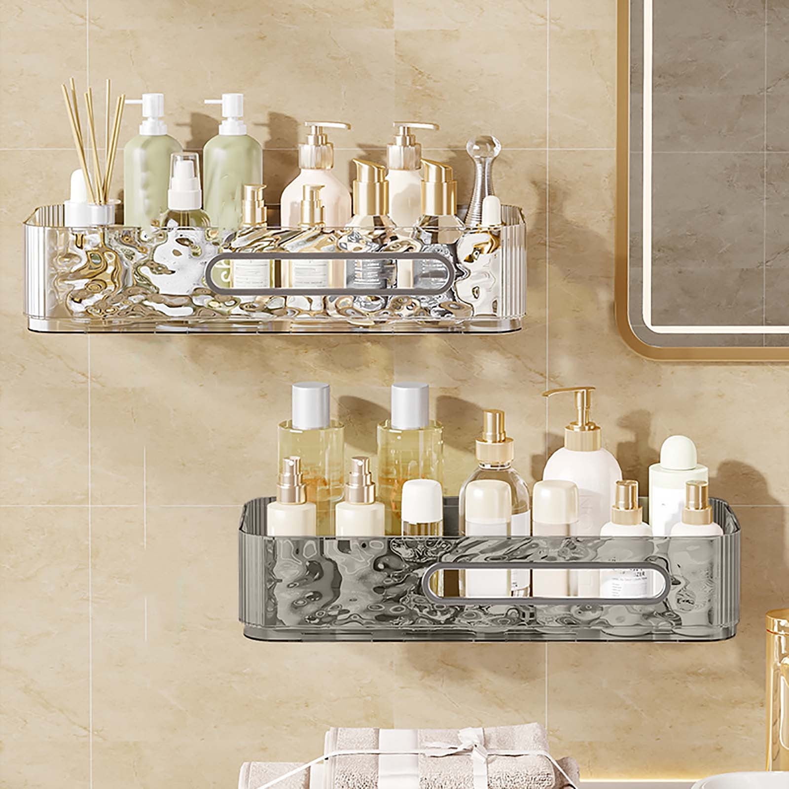 Jacenvly New Halloween Decorations Indoor Glacier Patterned Bathroom ...