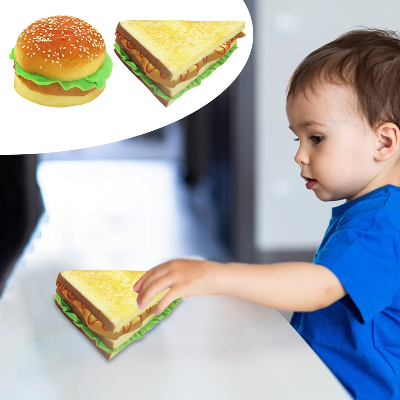 Jacenvly New Kids Toys Simulation Bread Model Fake Bread Ornaments ...