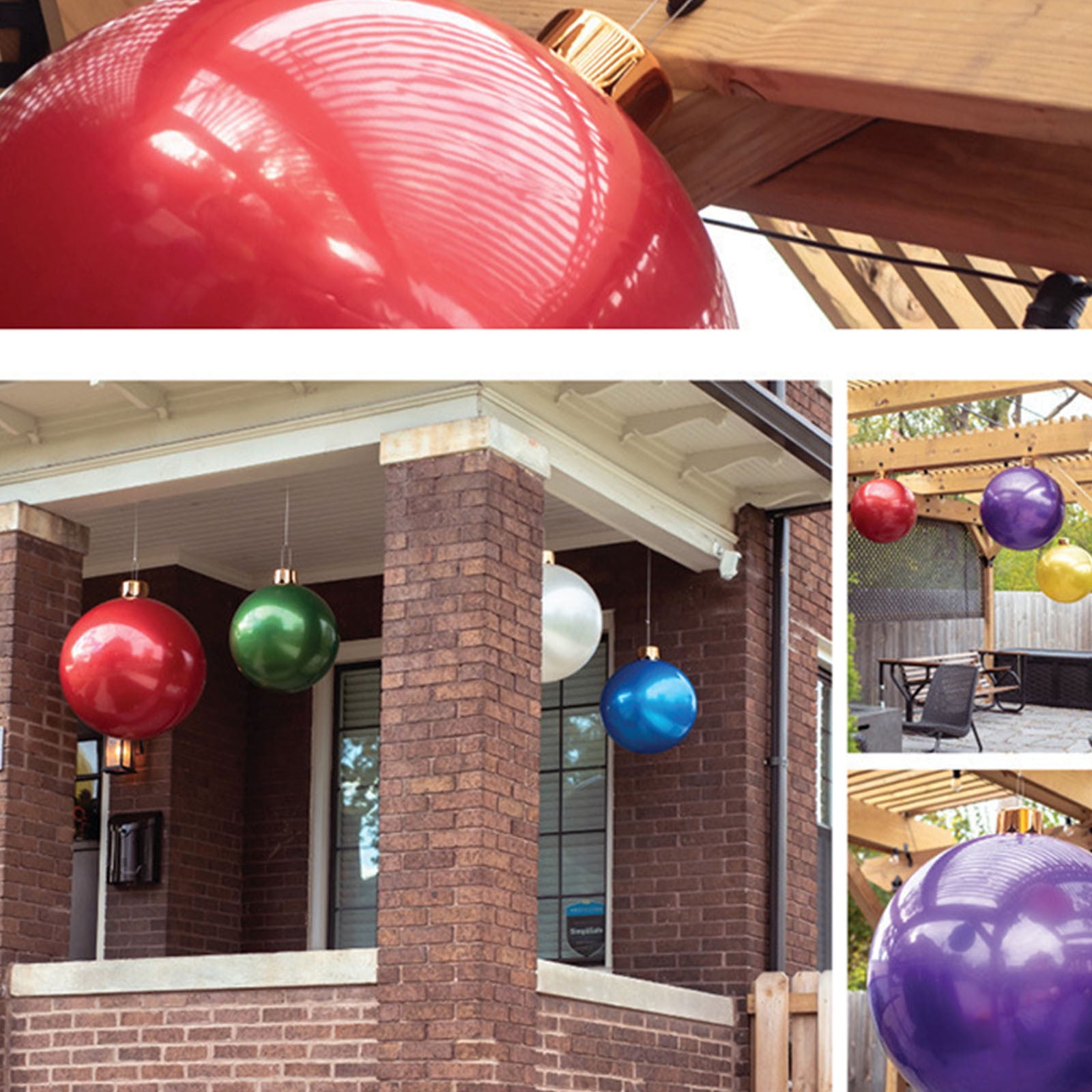 Jacenvly New Nightmare Before christmas Decoration Bell Ball 60Cm ...