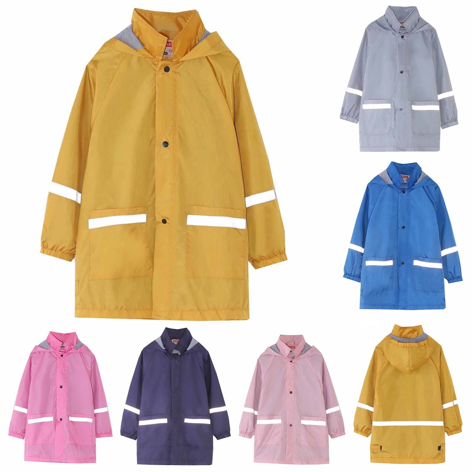 Jacenvly New Rain Jackets for Kids Rainy Season Children'S Raincoat ...