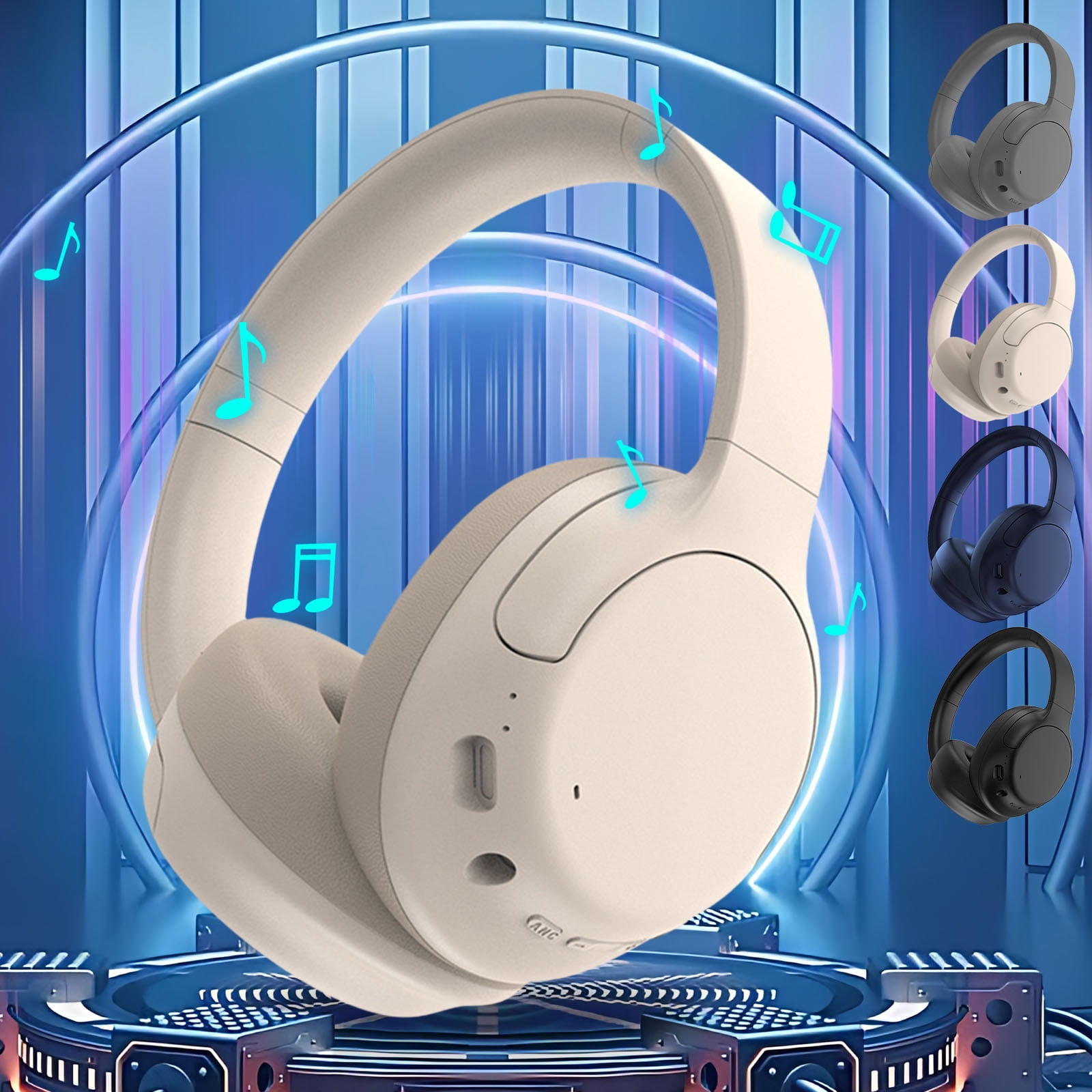 Jacenvly New Wall Decor Anc Active Noise Cancelling Wireless Headphones ...