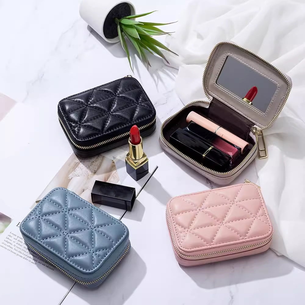 Jacenvly New Wall Decor Portable Lipstick Bag Mini Cosmetic Bag ...
