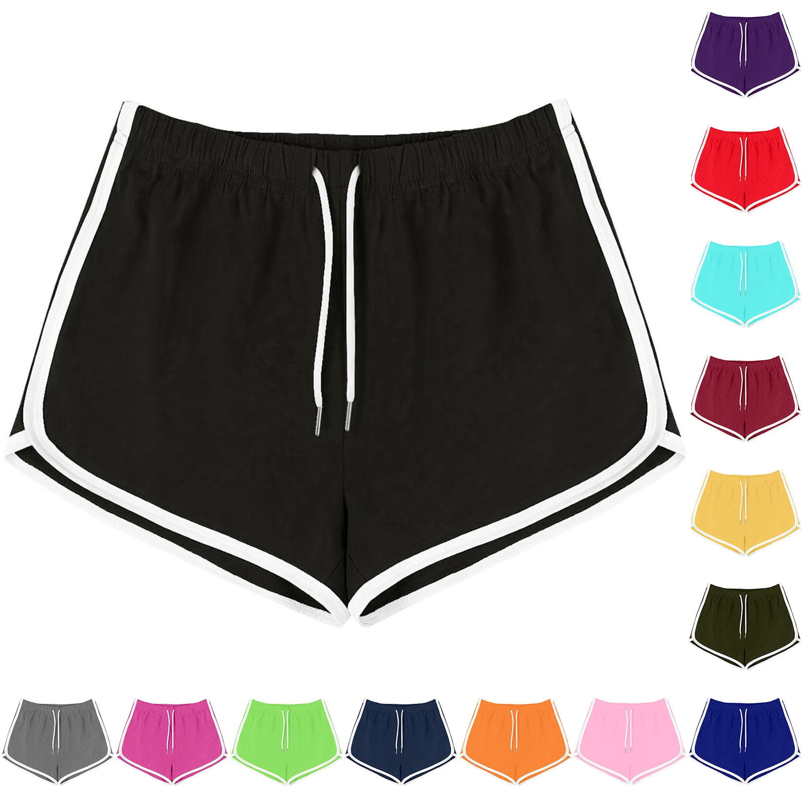 Jacenvly New Young Adult Shorts Women Casual Summer Sports Shorts ...
