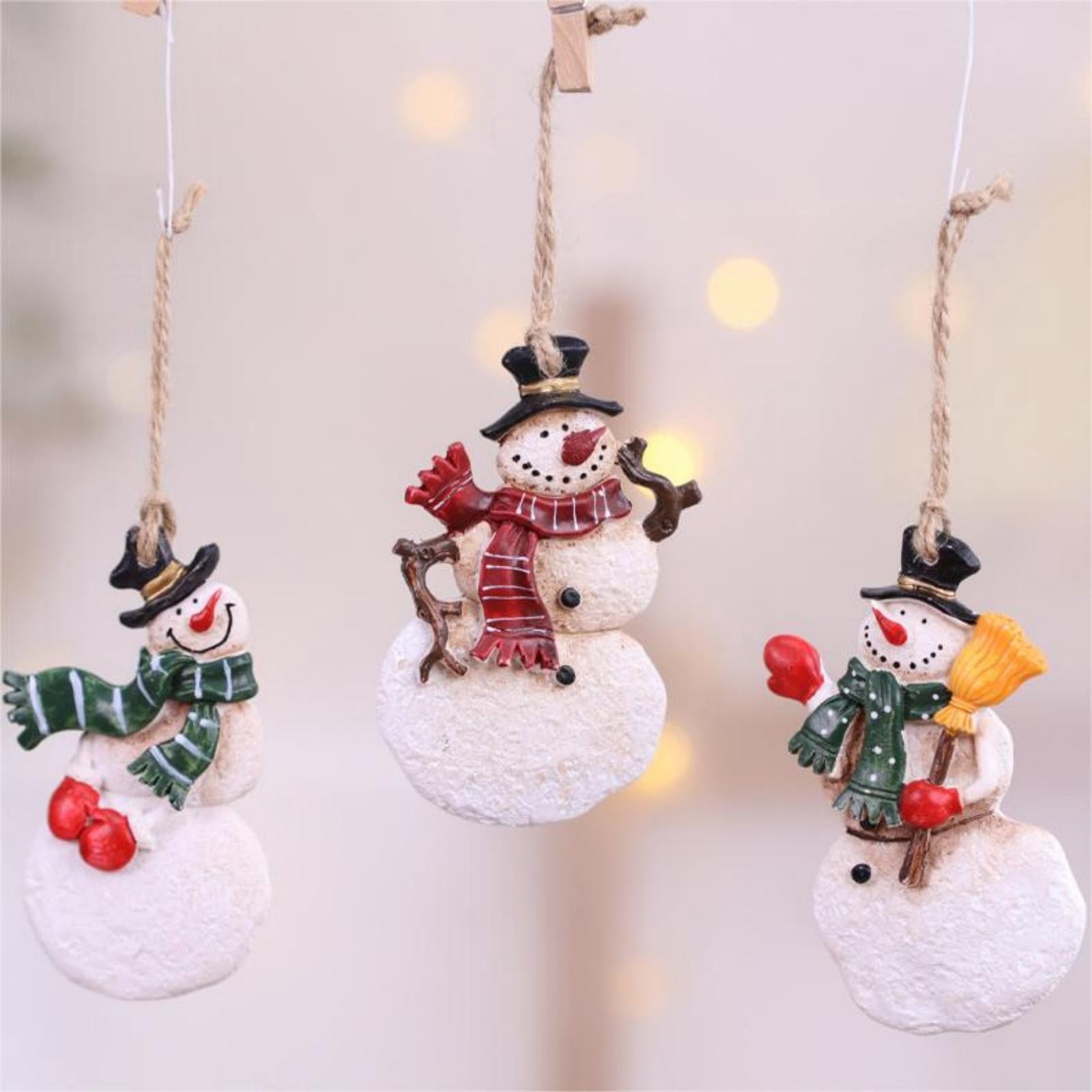 Jacenvly Nightmare Before Christmas Decor Resin Cute Mini Christmas ...