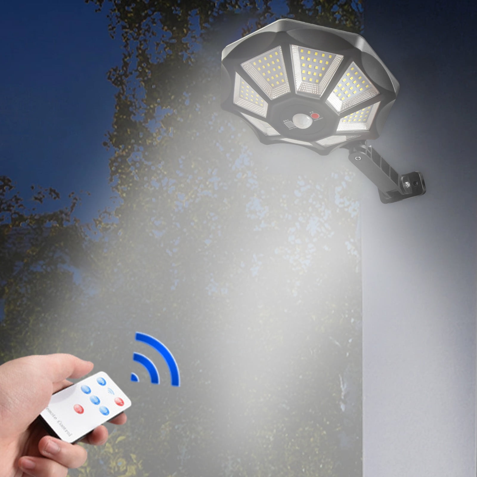 Jacenvly Outdoor Solar Lights, Water Proof Land-scape Spotlights ...