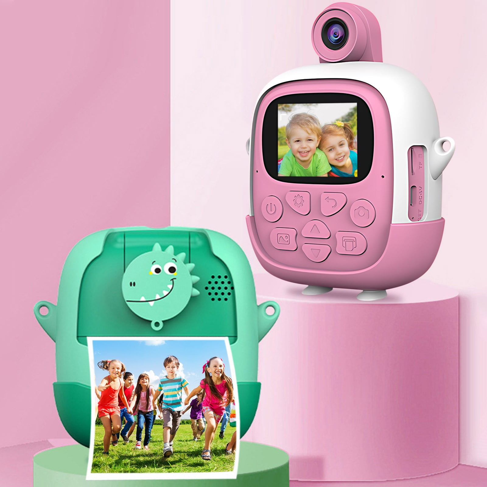 Jacenvly Room Decor Kids Camera with Flip-Up Lens for Selfie Video Hd ...