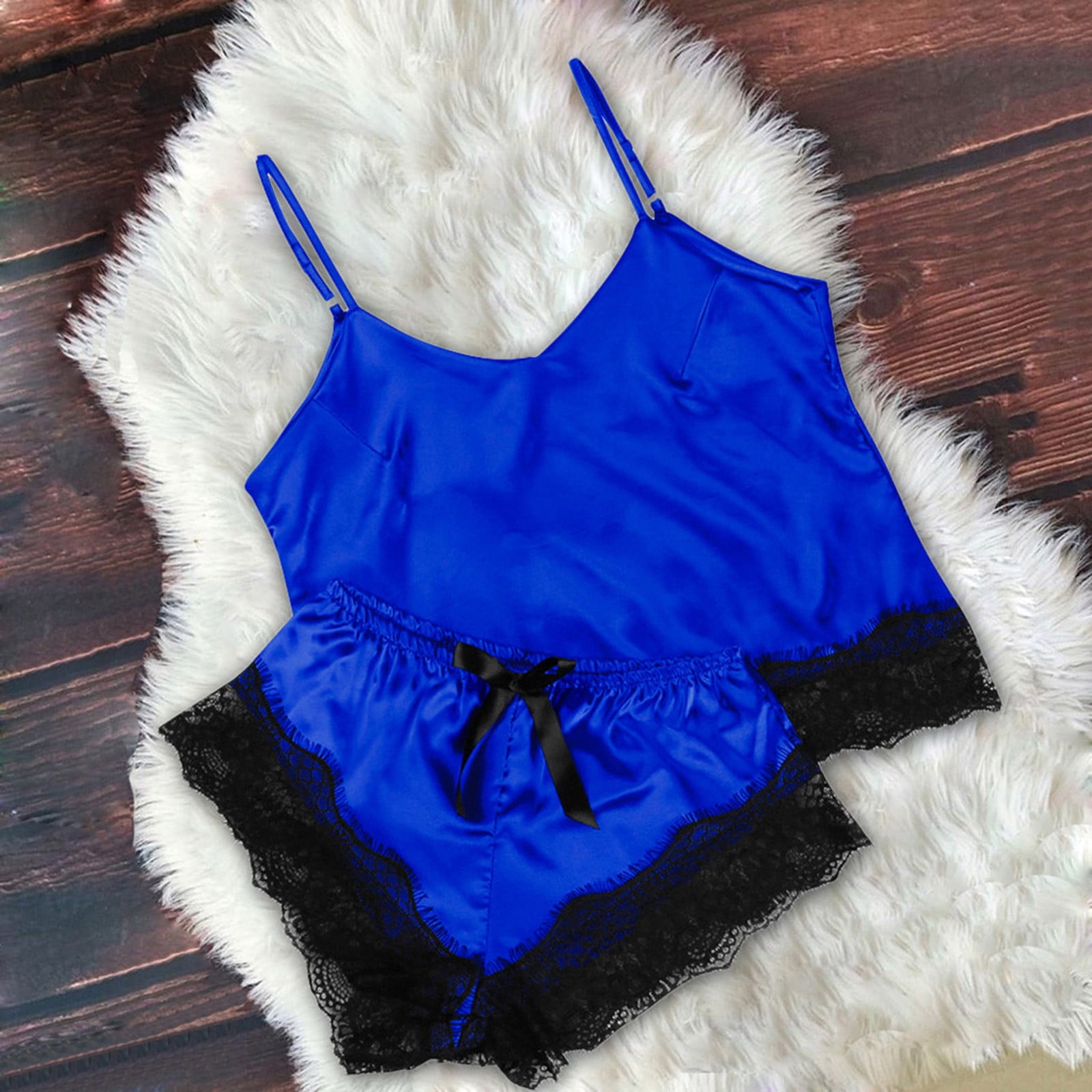 Jacenvly Silk Pajamas for Women Skin-Friendly Onesie Pajamas for Women ...