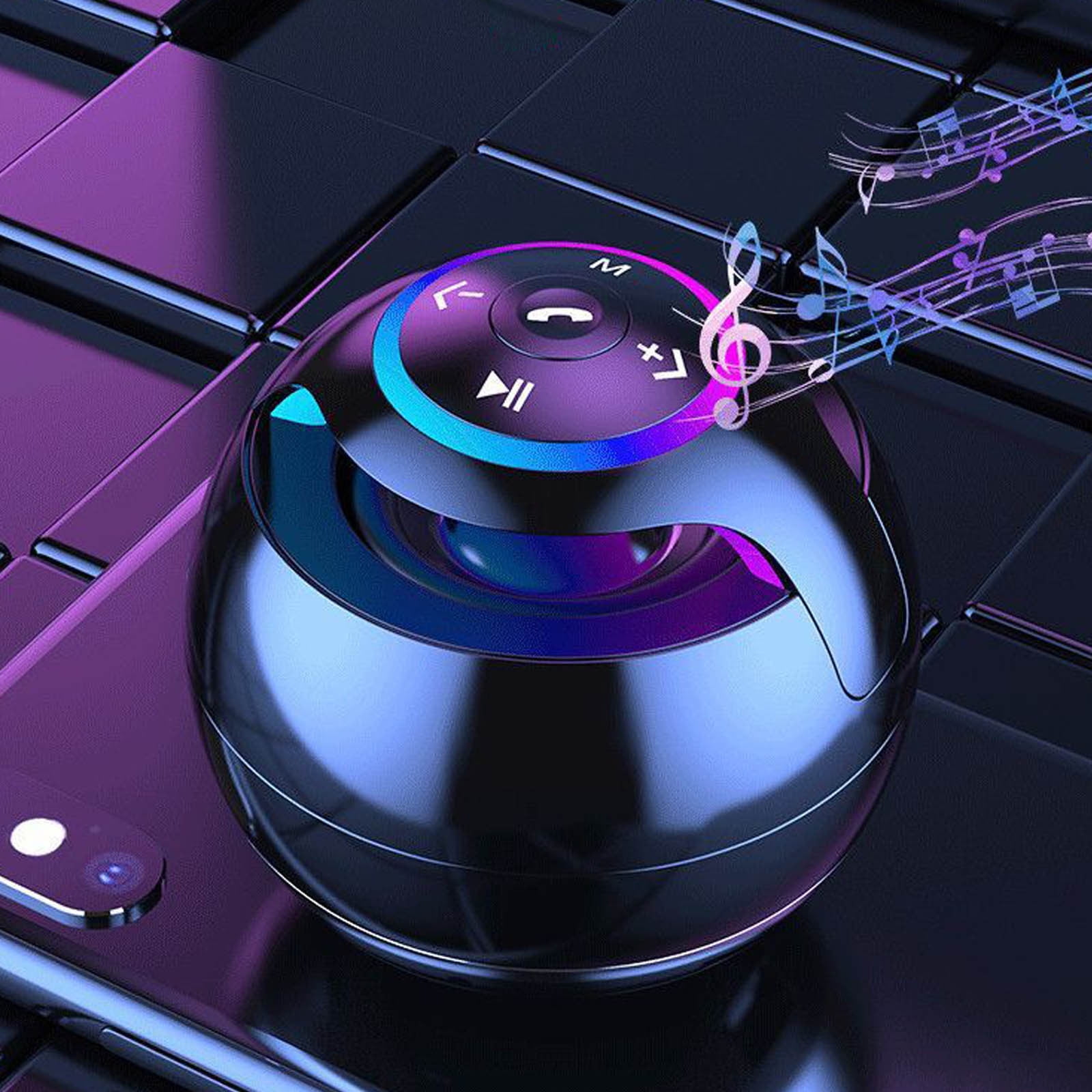 Jacenvly Summer Home Trend Colorful Ball Card Bluetooth Speaker ...