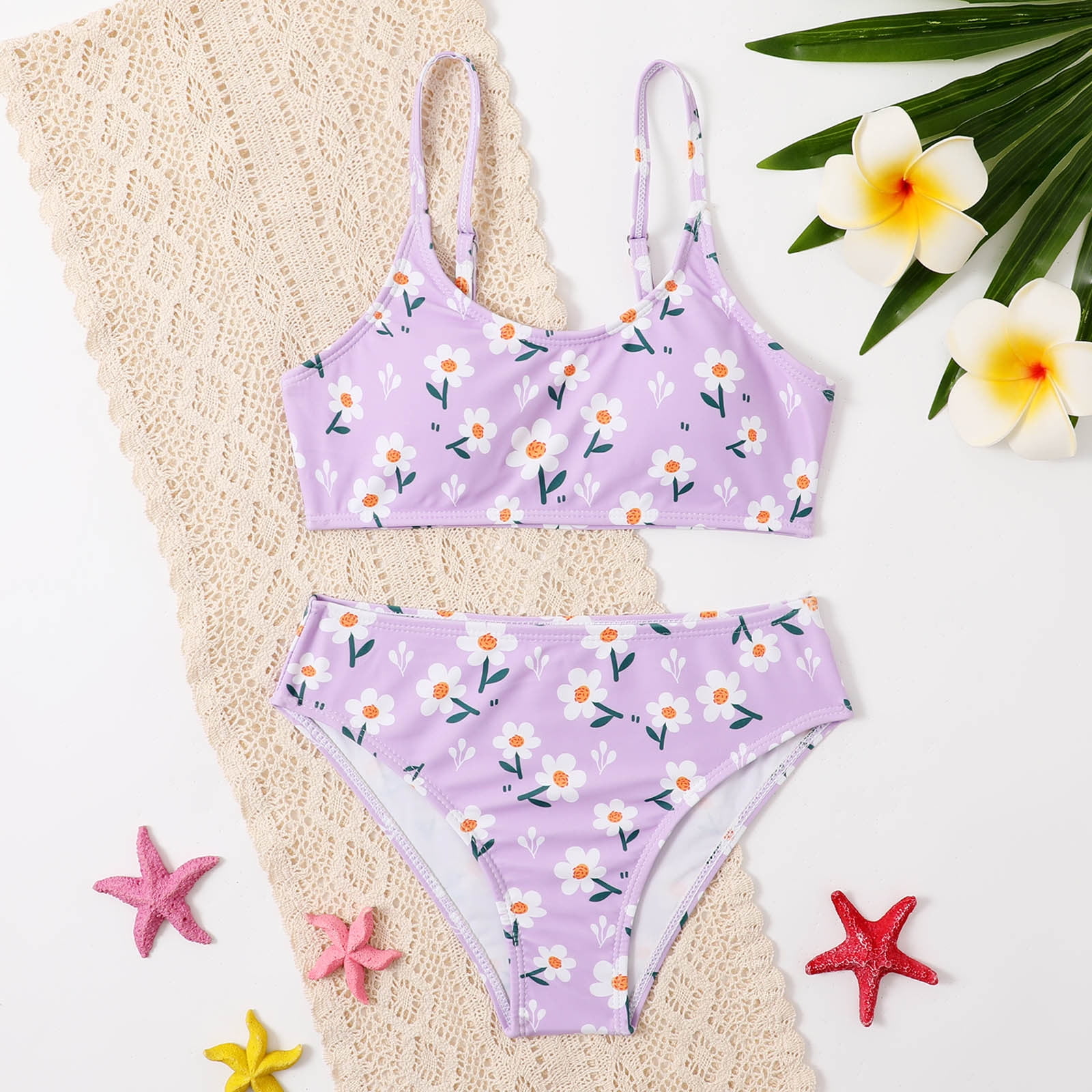 Jacenvly Swimwear for Girl Clearance Skin-Friendly Toddler Kids Baby ...