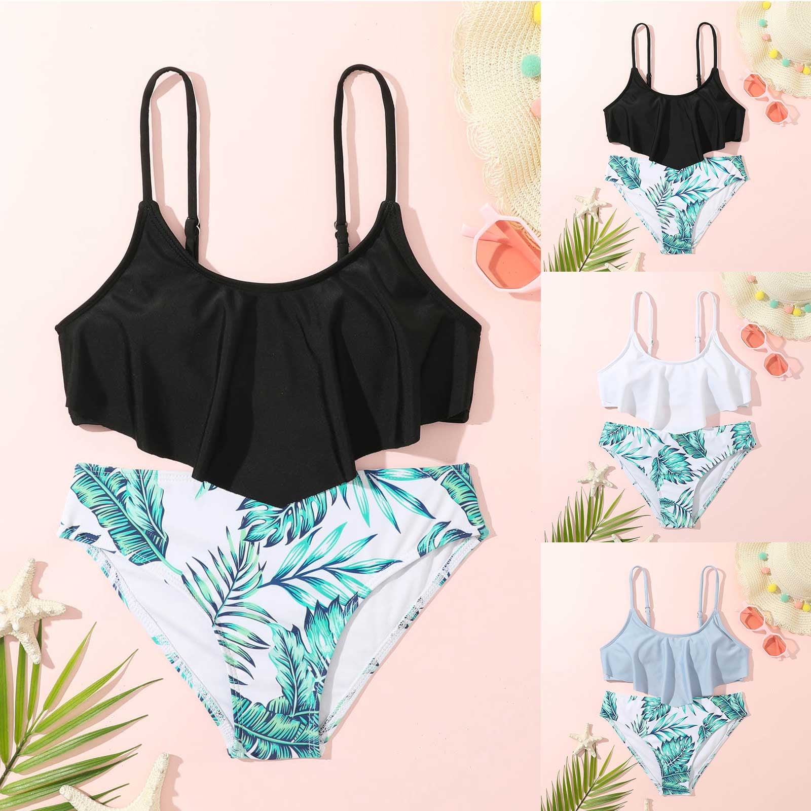 Jacenvly Swimwear for Girl Clearance Quick Drying Girls Beach Sport ...