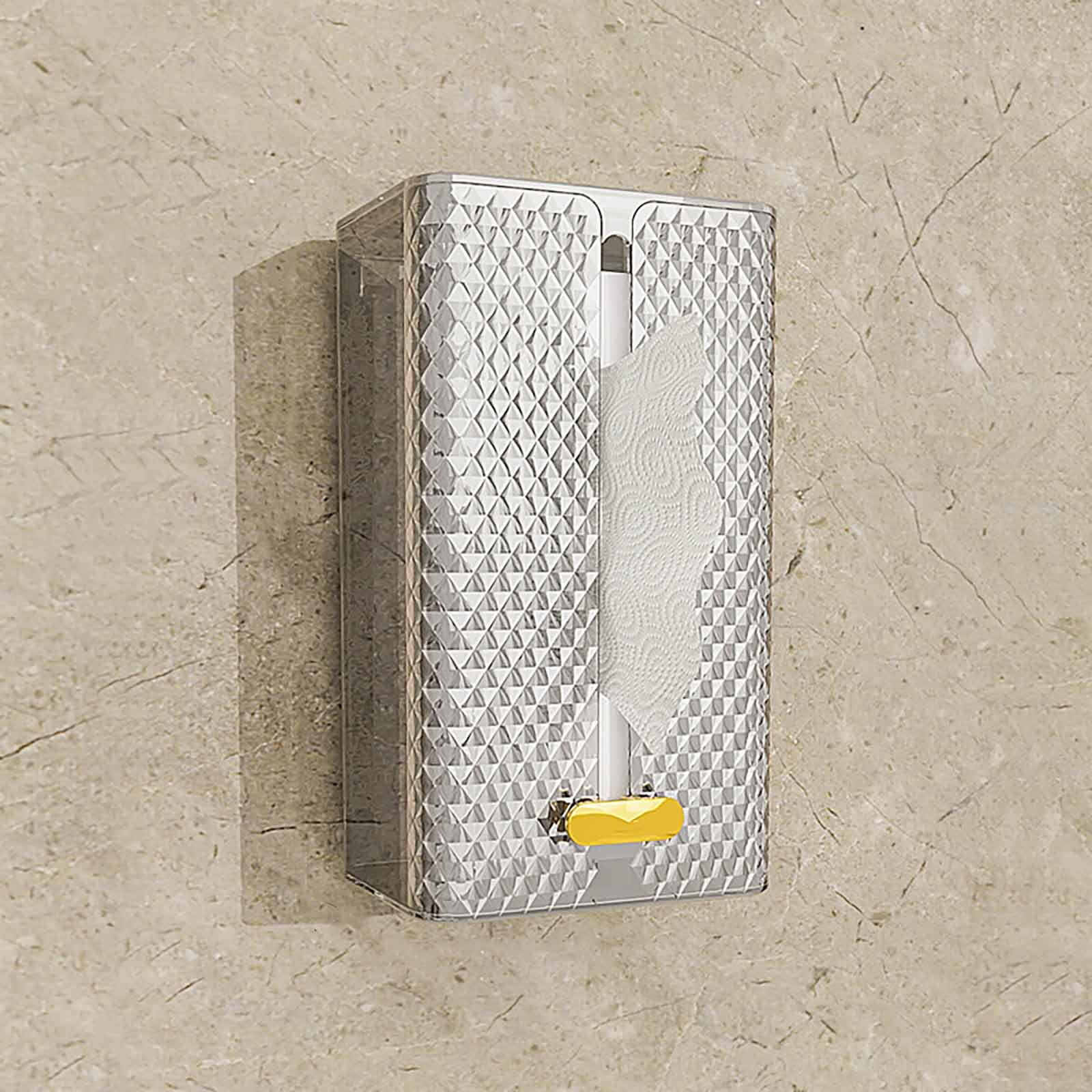 Jacenvly Tissue Box Wall-mounted Facial Tissue Face Towel Storage ...