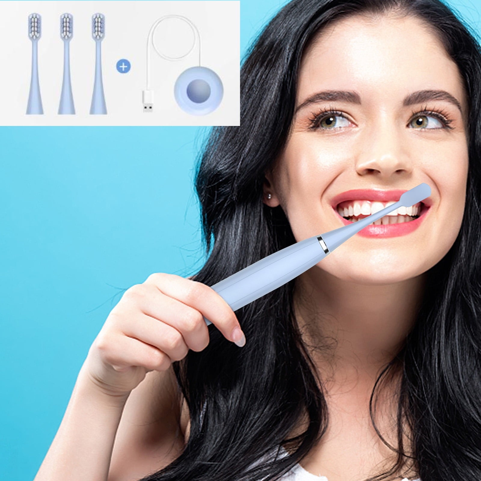 Electric Toothbrush, Electric Toothbrush with 4 Brush Heads, Smart 5 ...