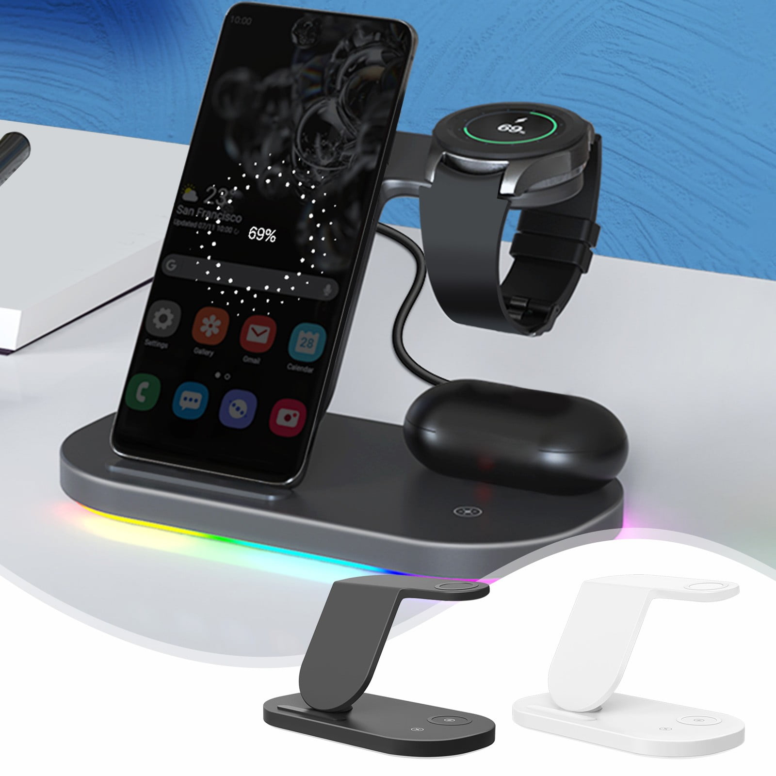 Jacenvly Wall Decor for Bedroom Desktop Standing Three in One Wireless ...