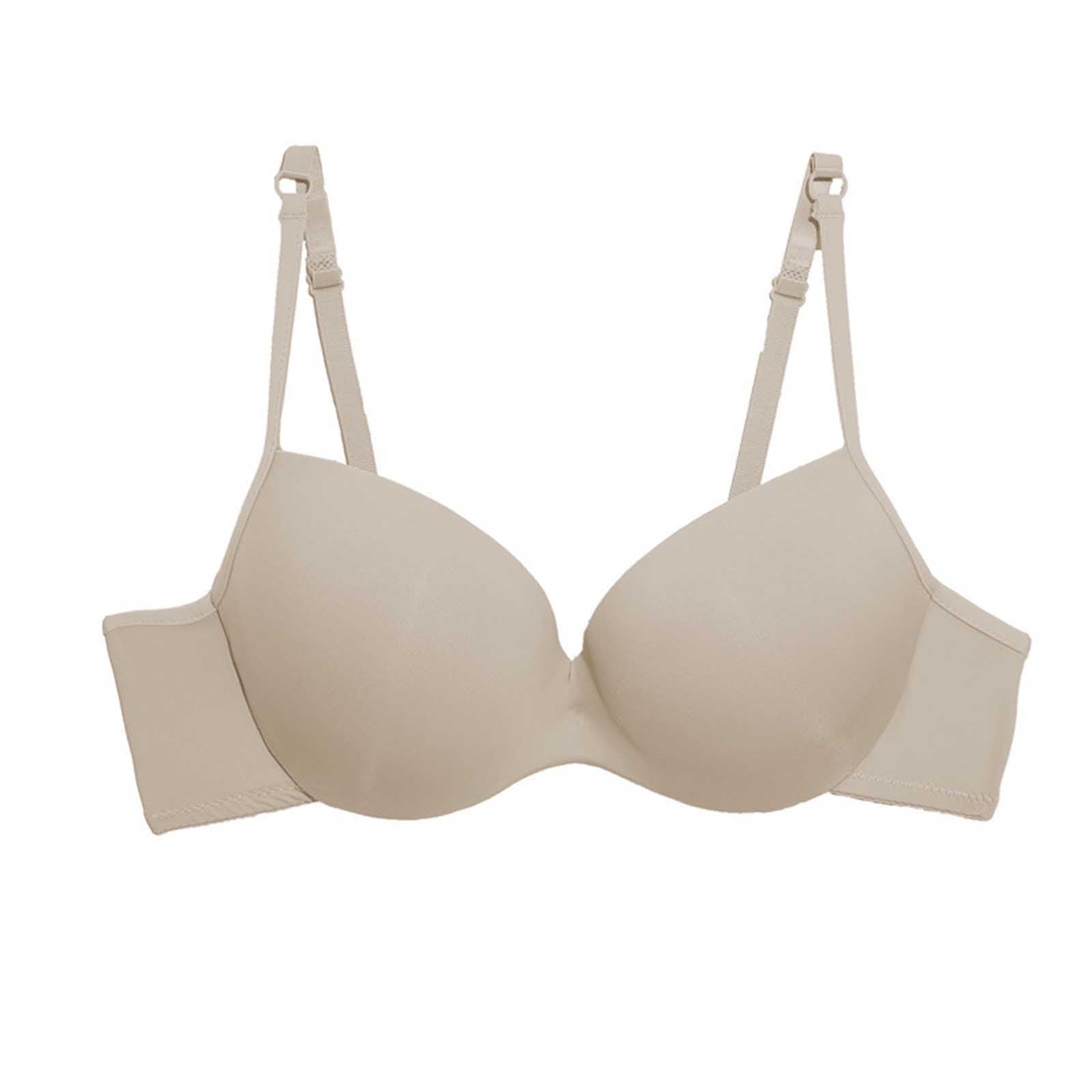 Jacenvly Women Bras Pack Clearance Lace No Underwire Stretchable Solid ...