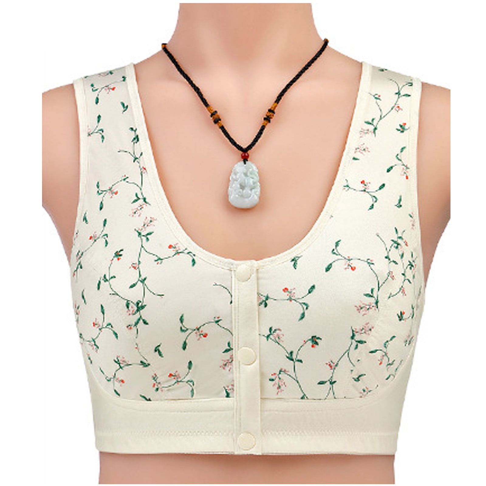 Jacenvly Women Bras Pack No Underwire Stretchable Graphic Prints ...