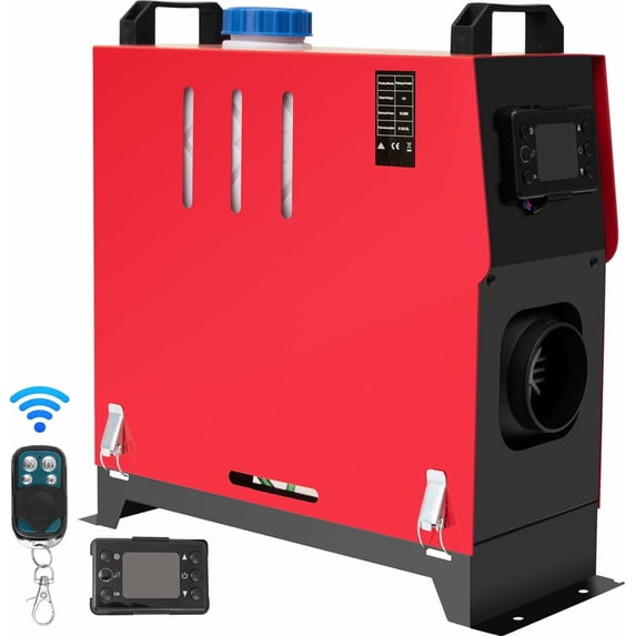 Jacgood 12V 8KW Diesel Air Heater, Black, With LCD Display, Remote ...