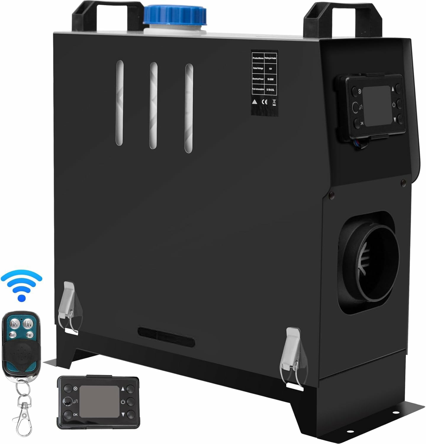 Jacgood 12V 8KW Diesel Air Heater, Diesel Heater All in One with LCD ...