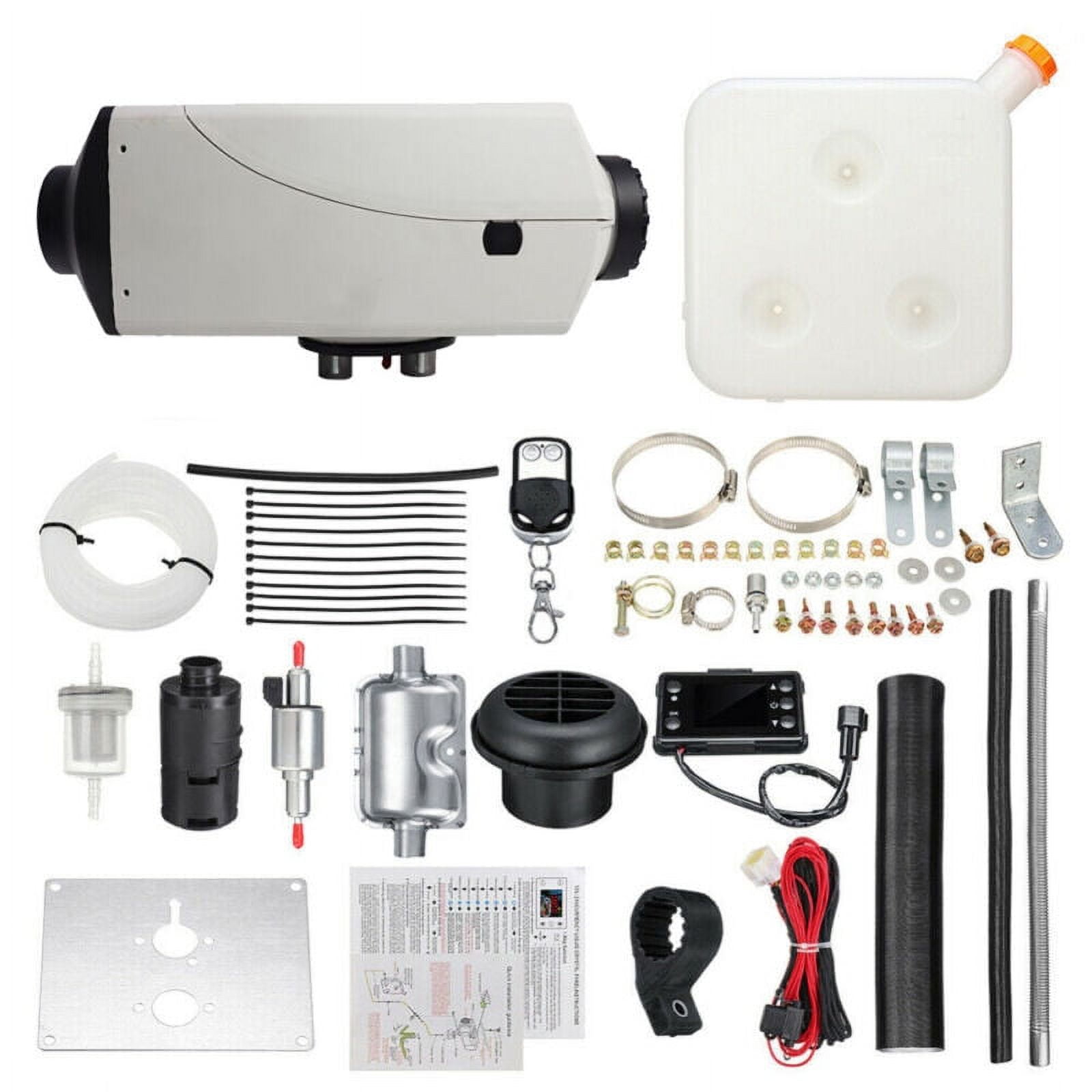 Jacgood 12V Diesel Air Heater,Digital Display 5KW for Car Trucks Motor ...