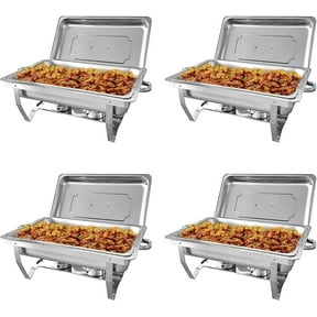"Diplastible Disposable Chafing Dish Buffet Set, Food Warmers with Foil ...